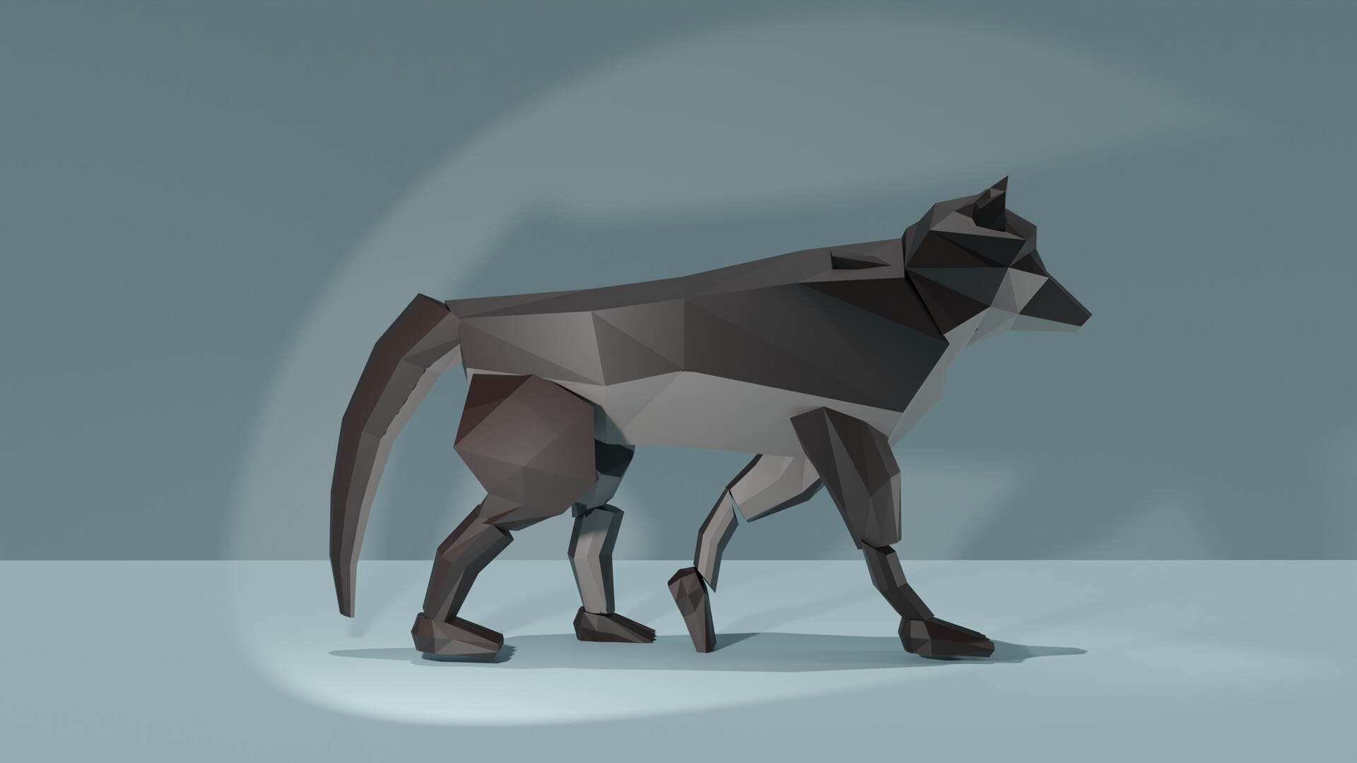 Low Poly Wolf Model by Duncan Sneddon — ProUser.Me