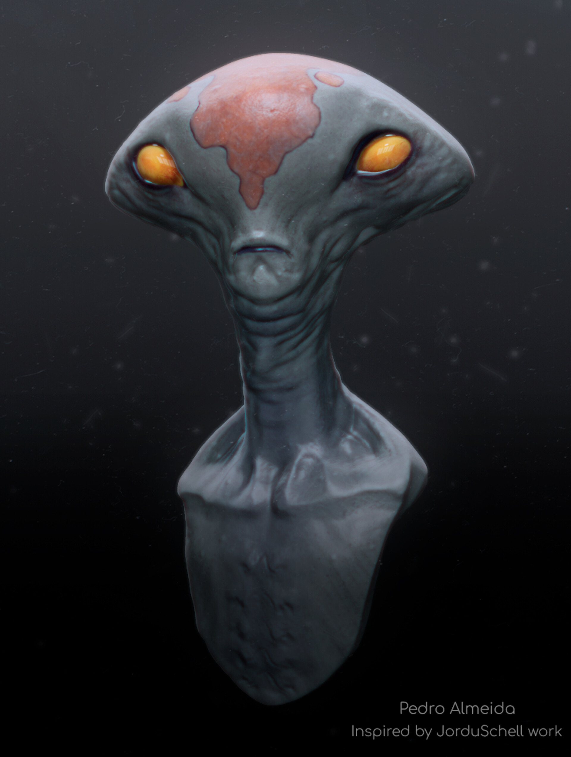 ArtStation - Alien - Observation study inspired by the work of Jordu ...