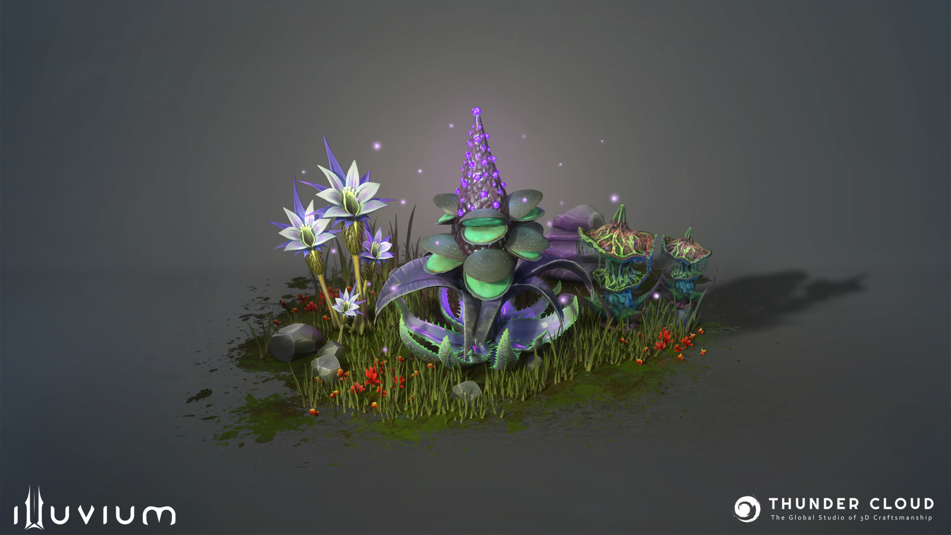 Thunder Cloud Studio - Illuvium - Medium Plants