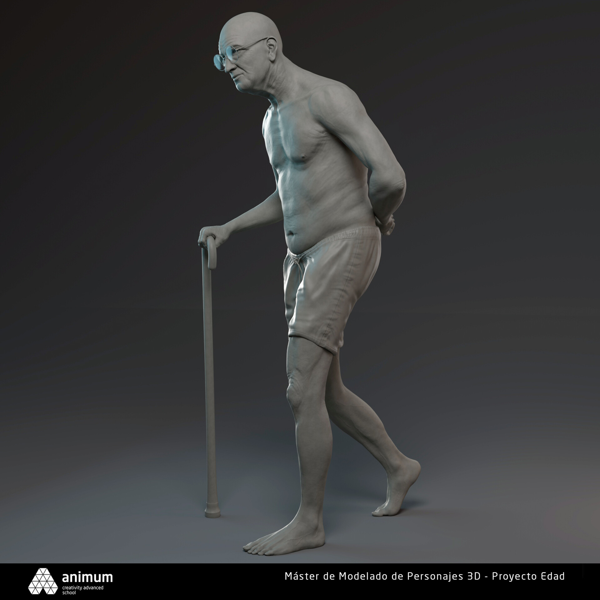 ArtStation - Anatomy study Old man