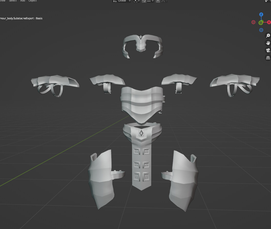 ArtStation - VrChat WickerBeast Armor WIP