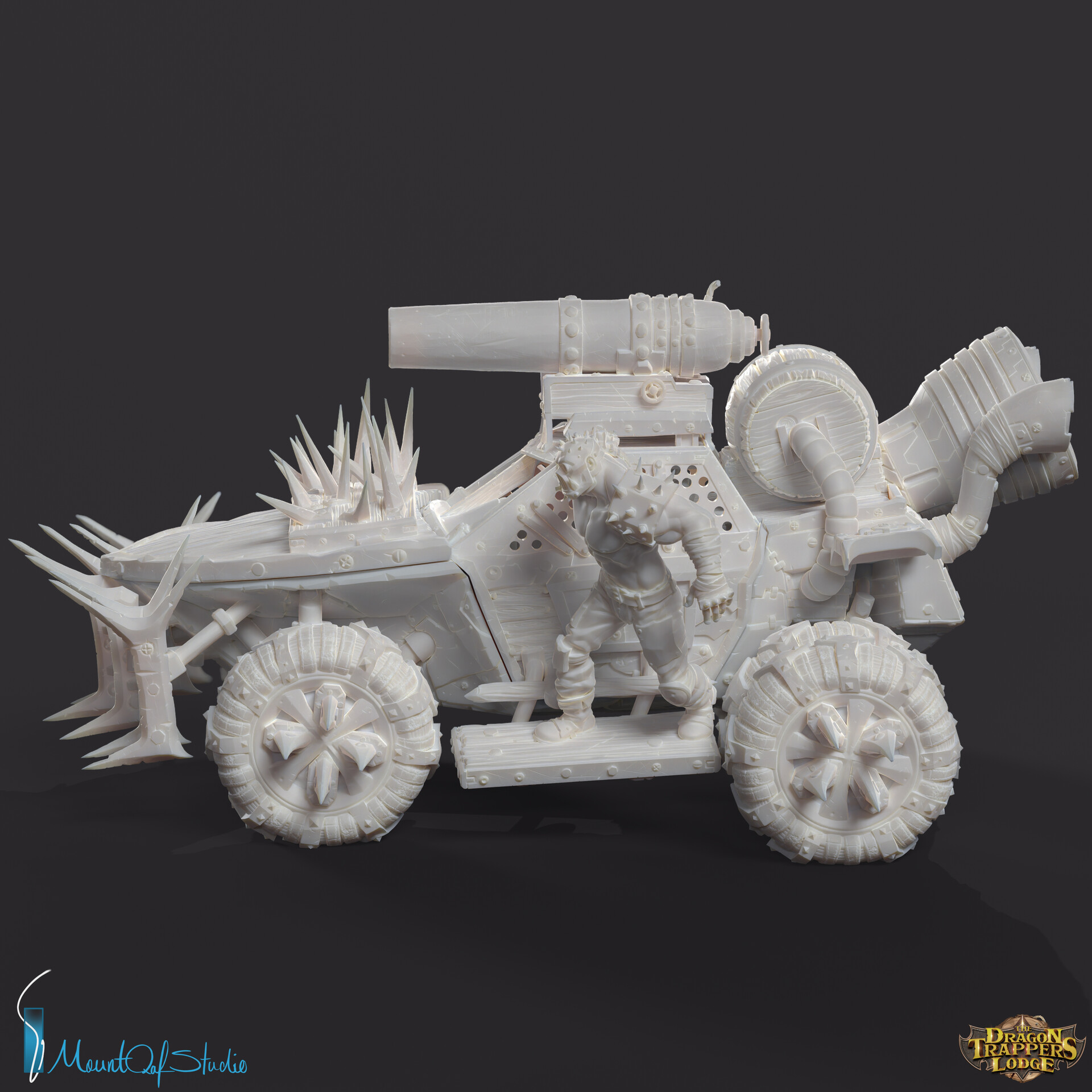 Mount Qaf Studio - Rust Wagons - B (The Lodge of the Wasted)