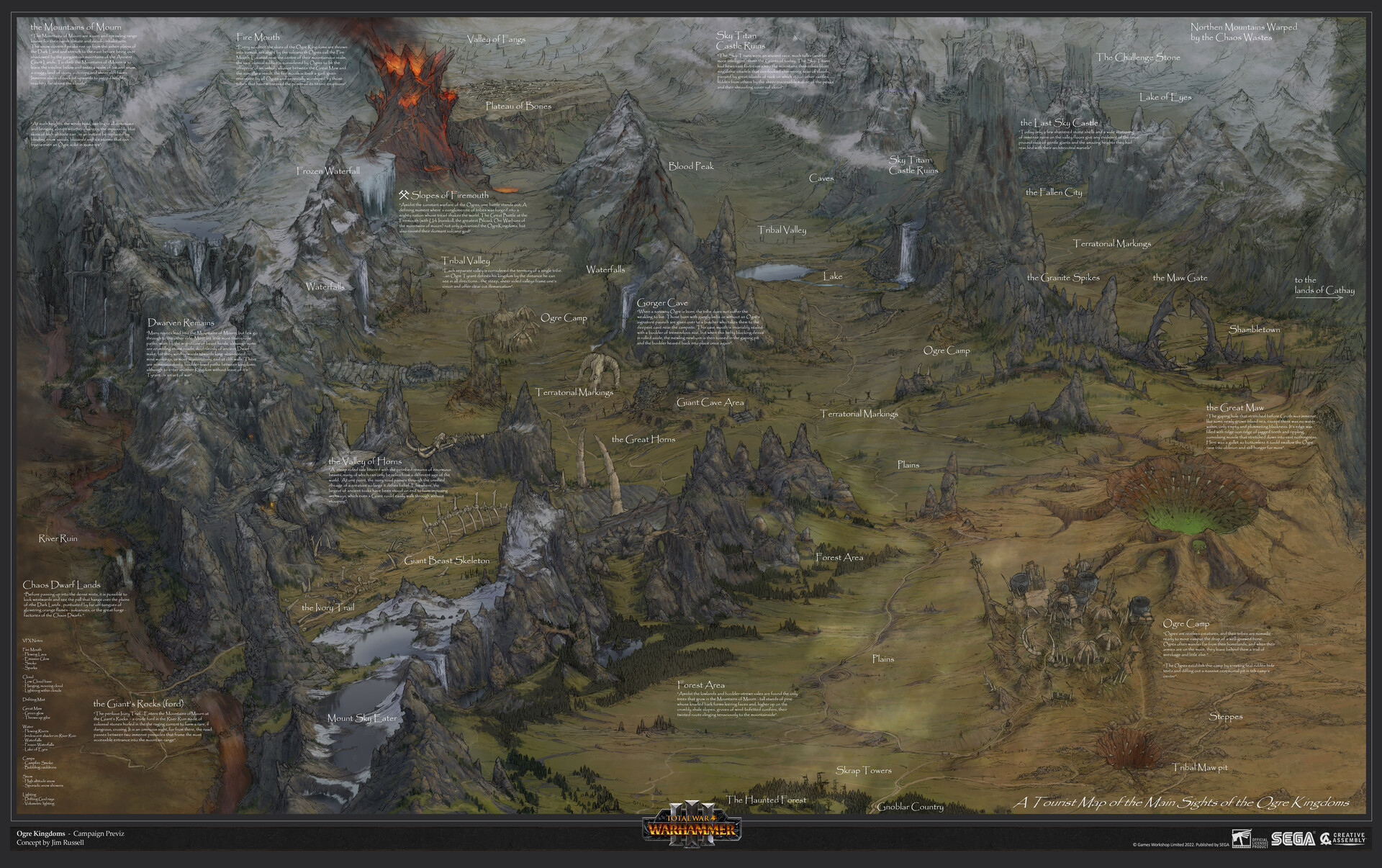 ArtStation - TW:WH3: Ogre Kingdoms: Campaign Previz