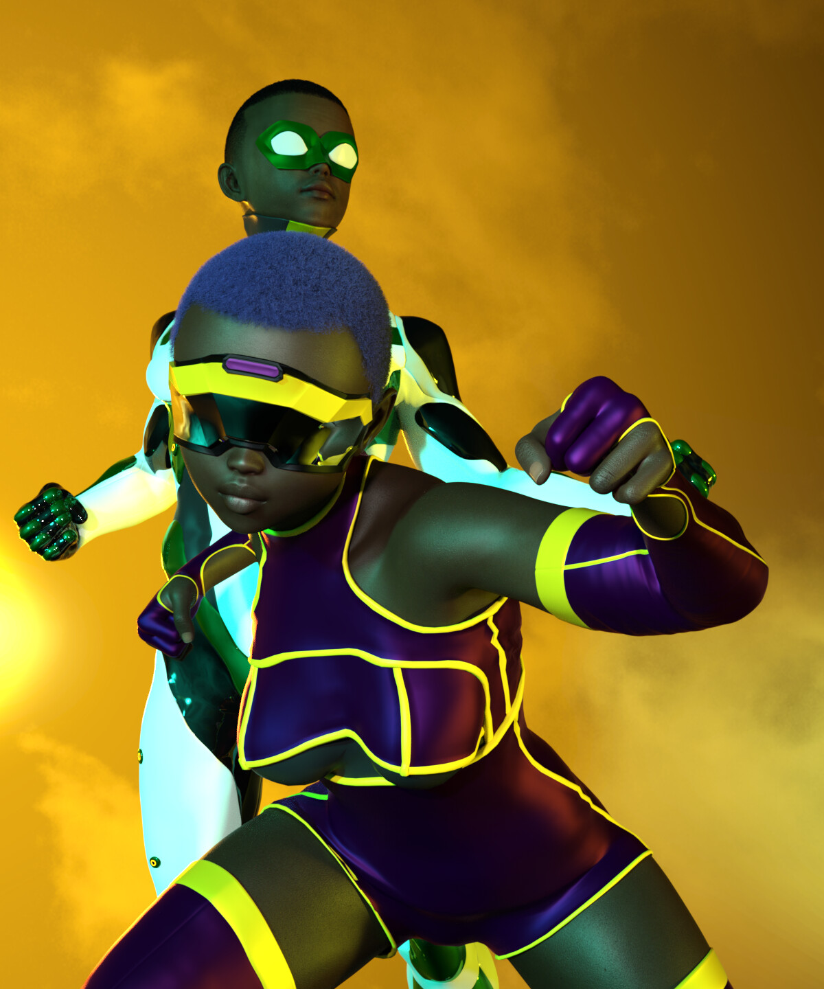 ArtStation - Dyanmic Duo?