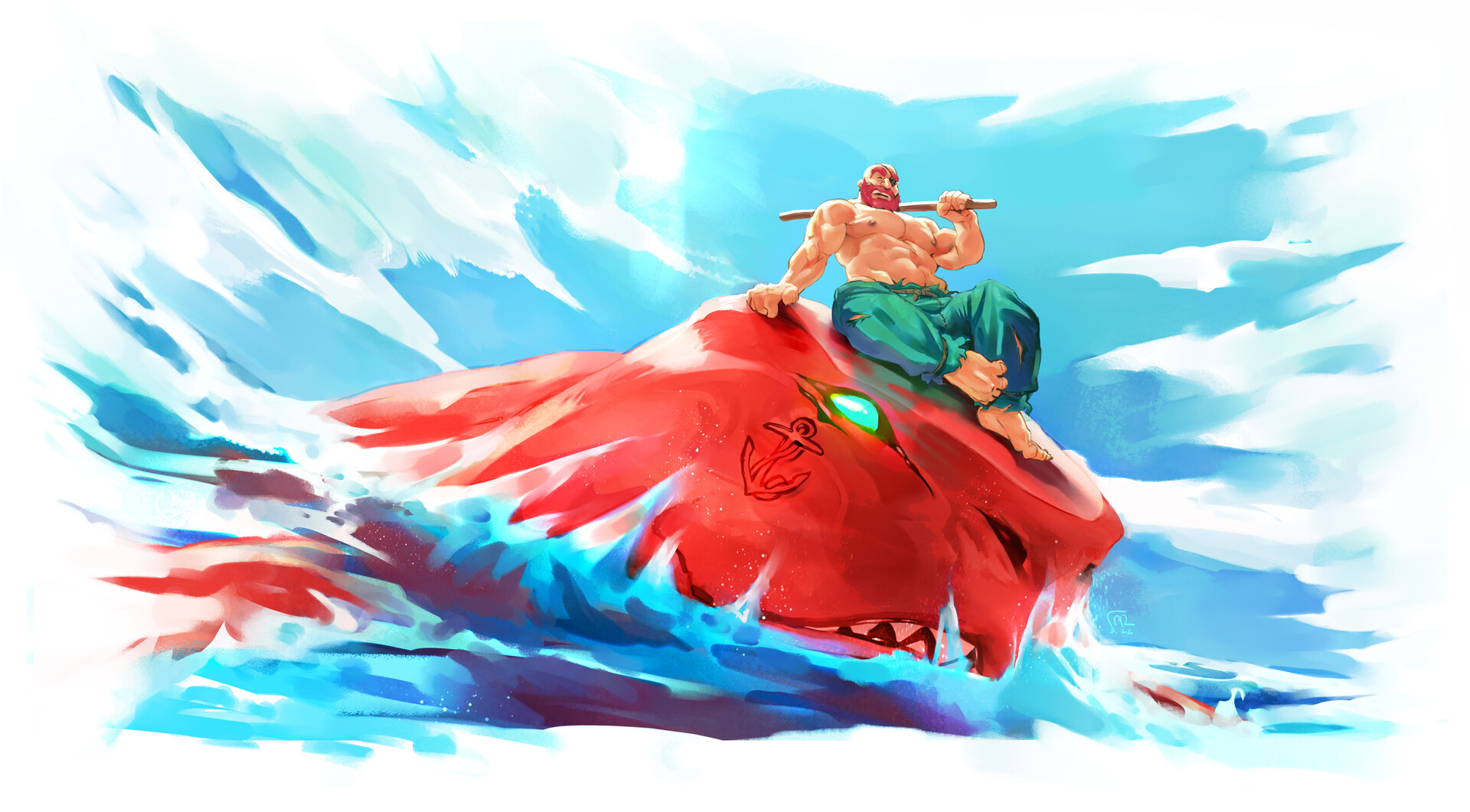 ArtStation - Pirate monk?