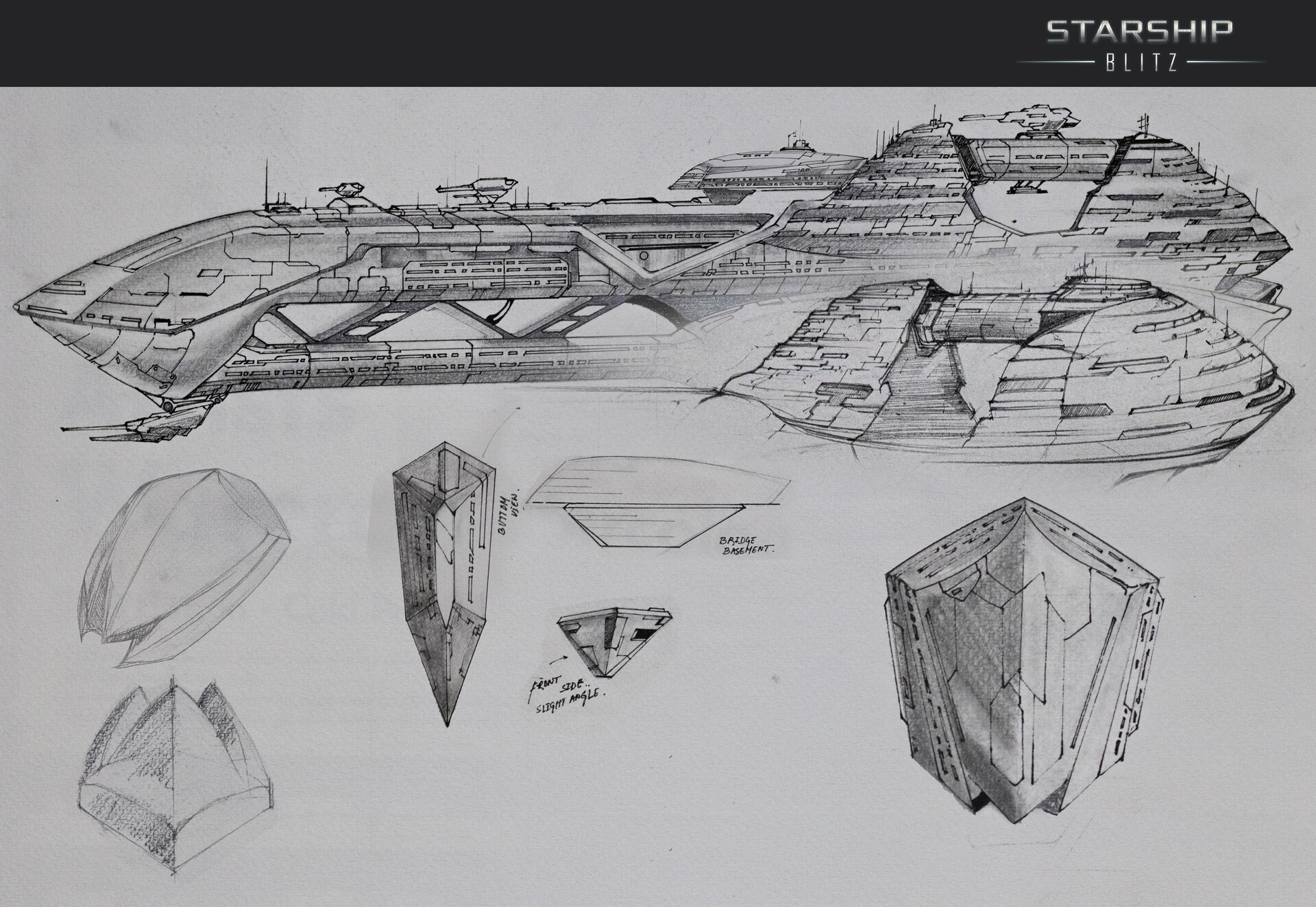 ArtStation - Ship cruiser concept art