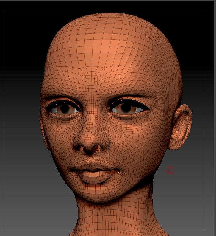 ArtStation - Face Topology Practice