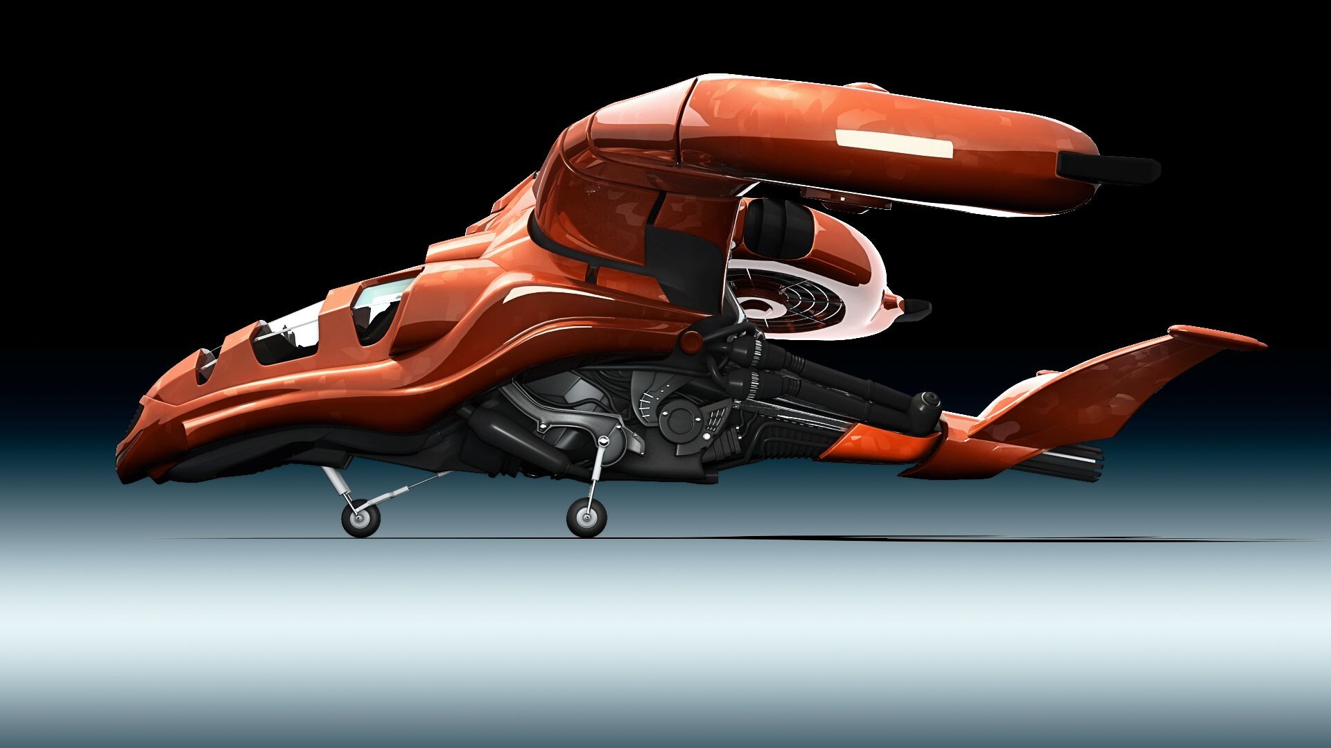 Jorge Rojas Groomer - Futuristic Flying Car - Aero-Drone