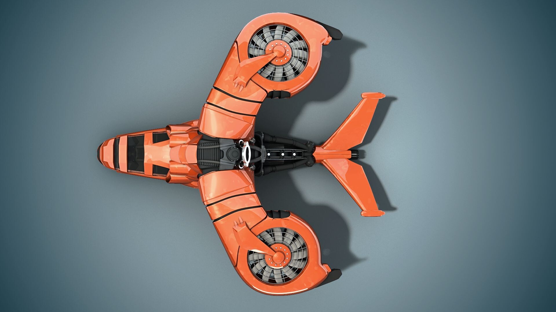 Jorge Rojas Groomer - Futuristic Flying Car - Aero-Drone