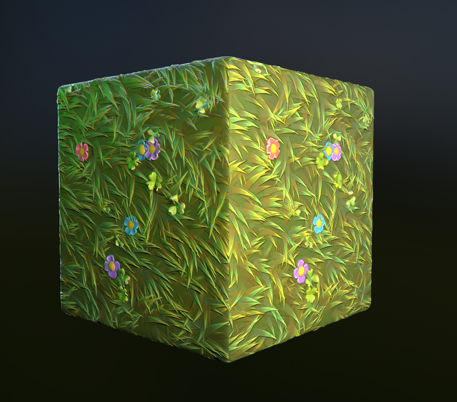 ArtStation - Stylized grass texture