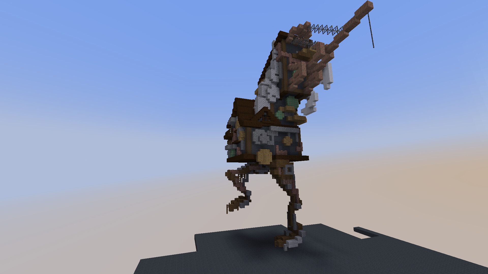 ArtStation - SteamPunk Witch House-1,5h of work