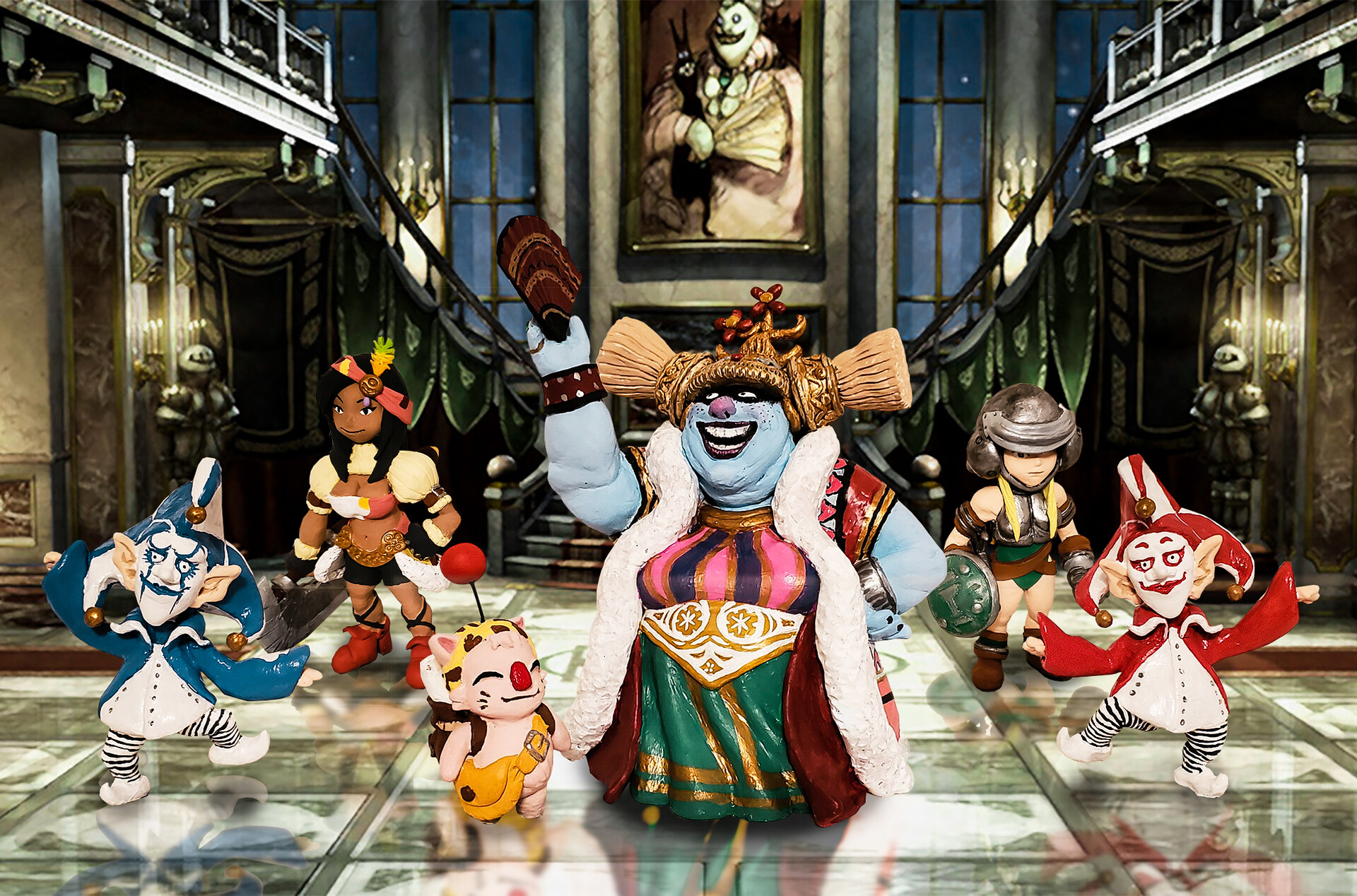 ArtStation - Final Fantasy IX Alexandria party