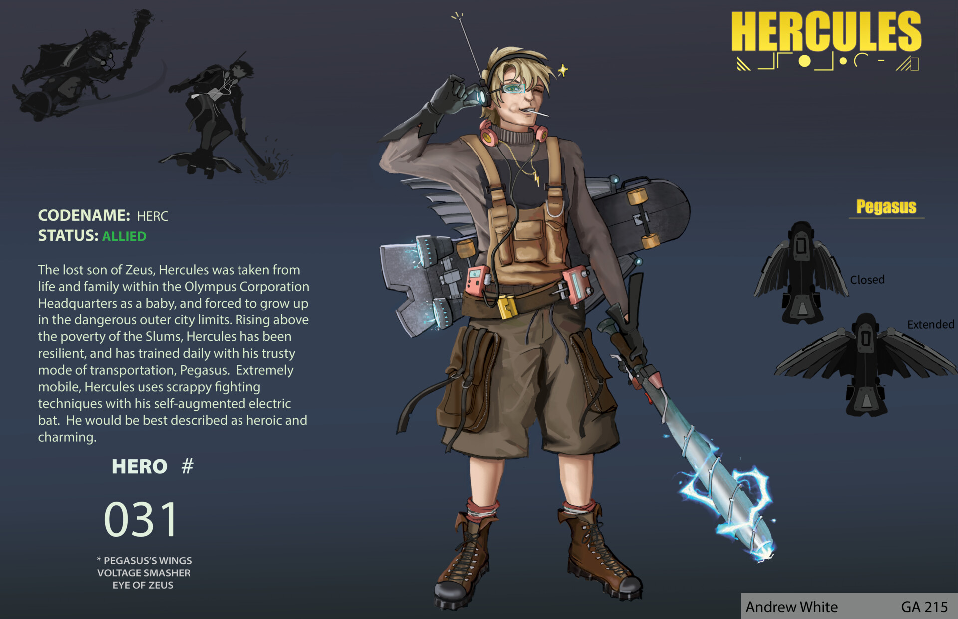 ArtStation - Project Olympus: Hercules Character Design