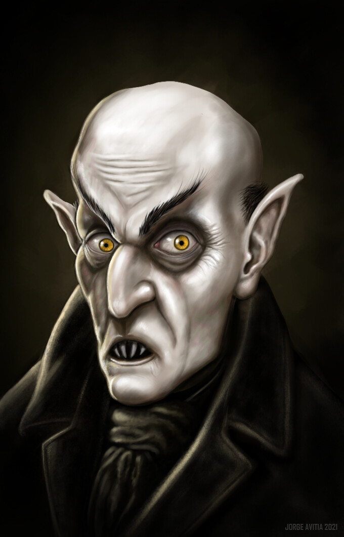 ArtStation - Cartoon Nosferatu