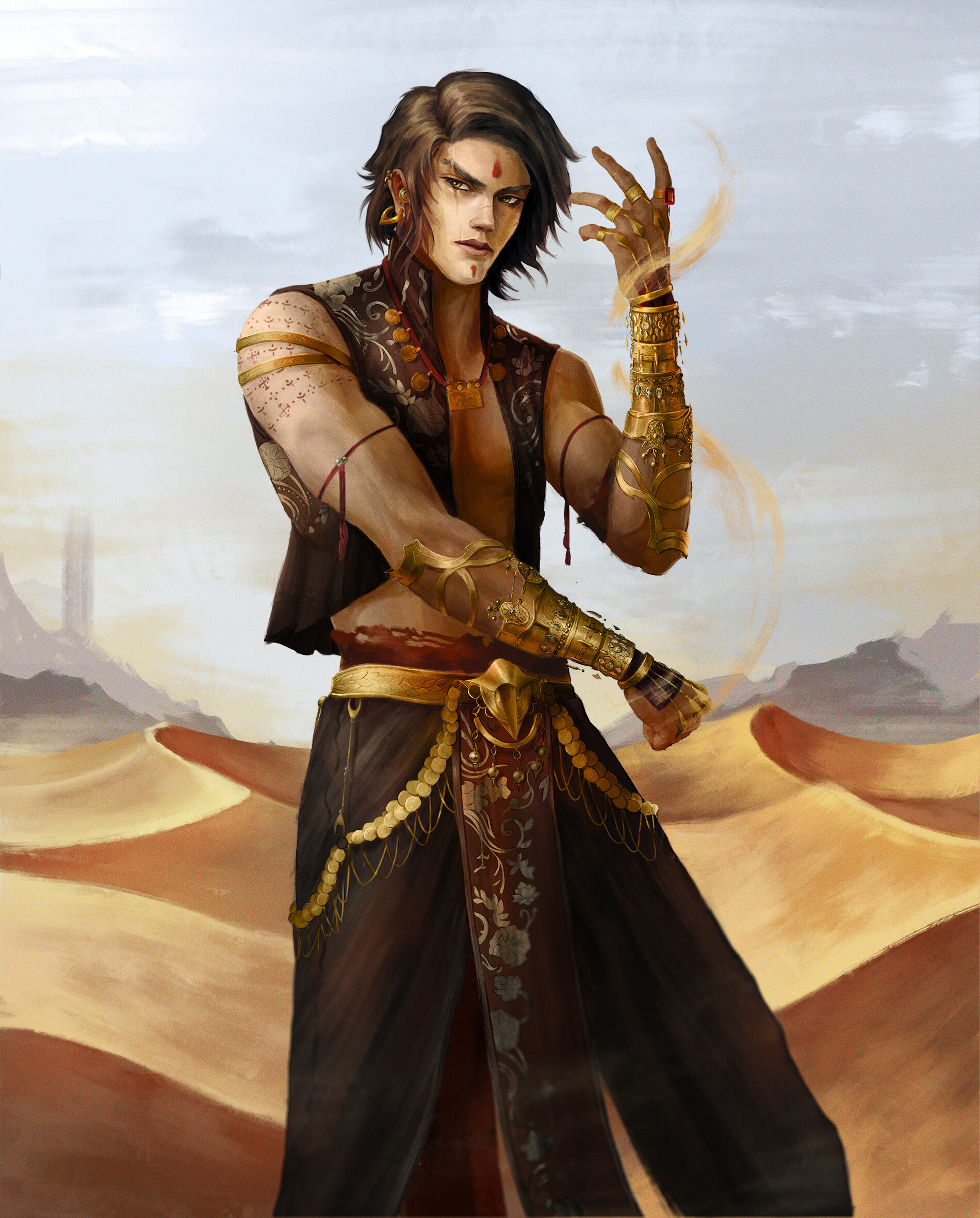 ArtStation - Mahavir, Born from the sands