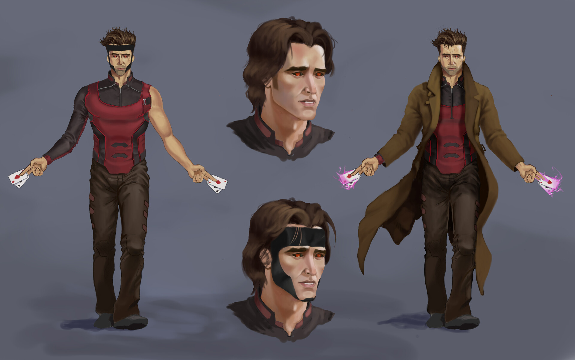 ArtStation - Gambit concept art