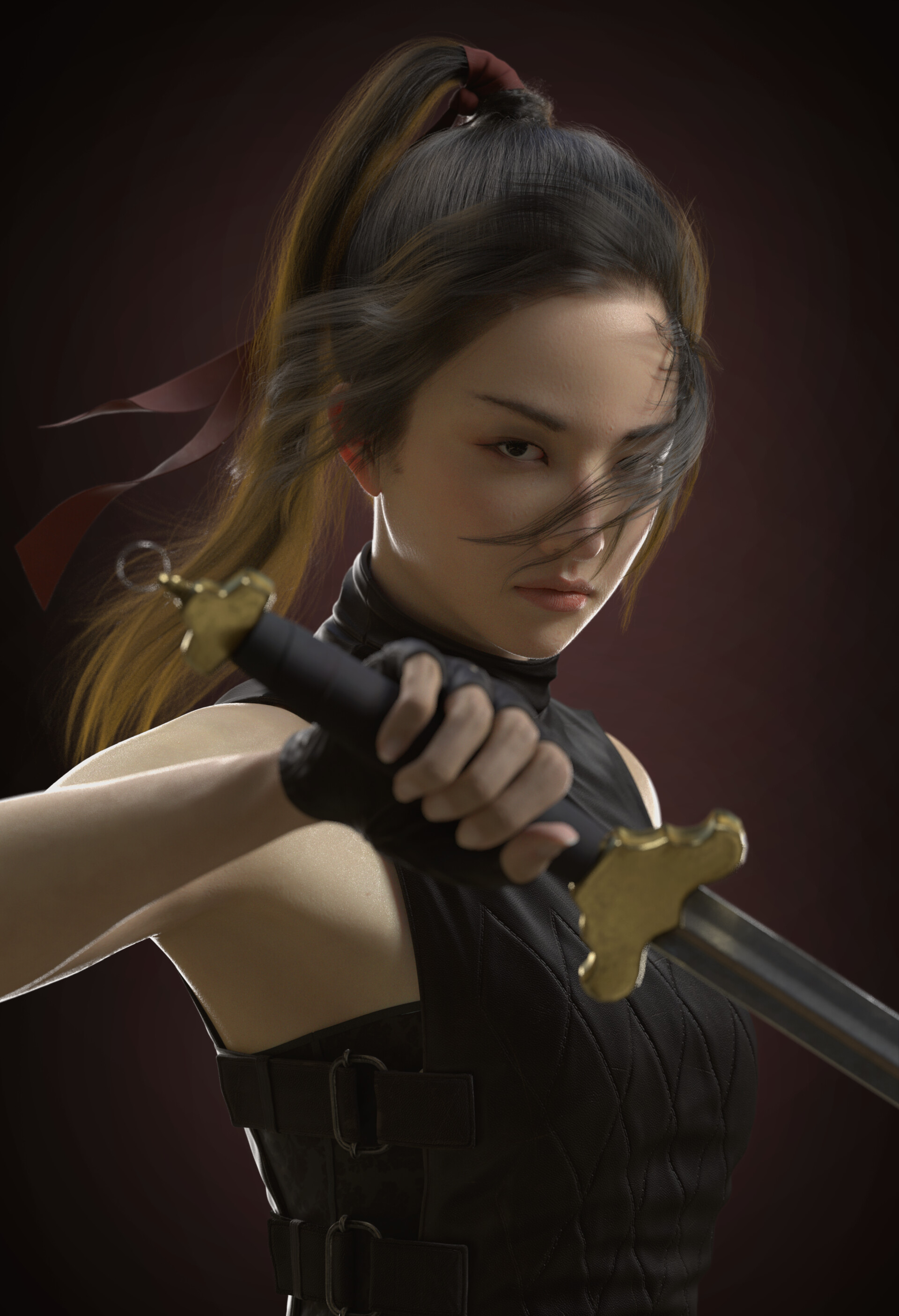 ArtStation - Mulan (Liu Yifei)