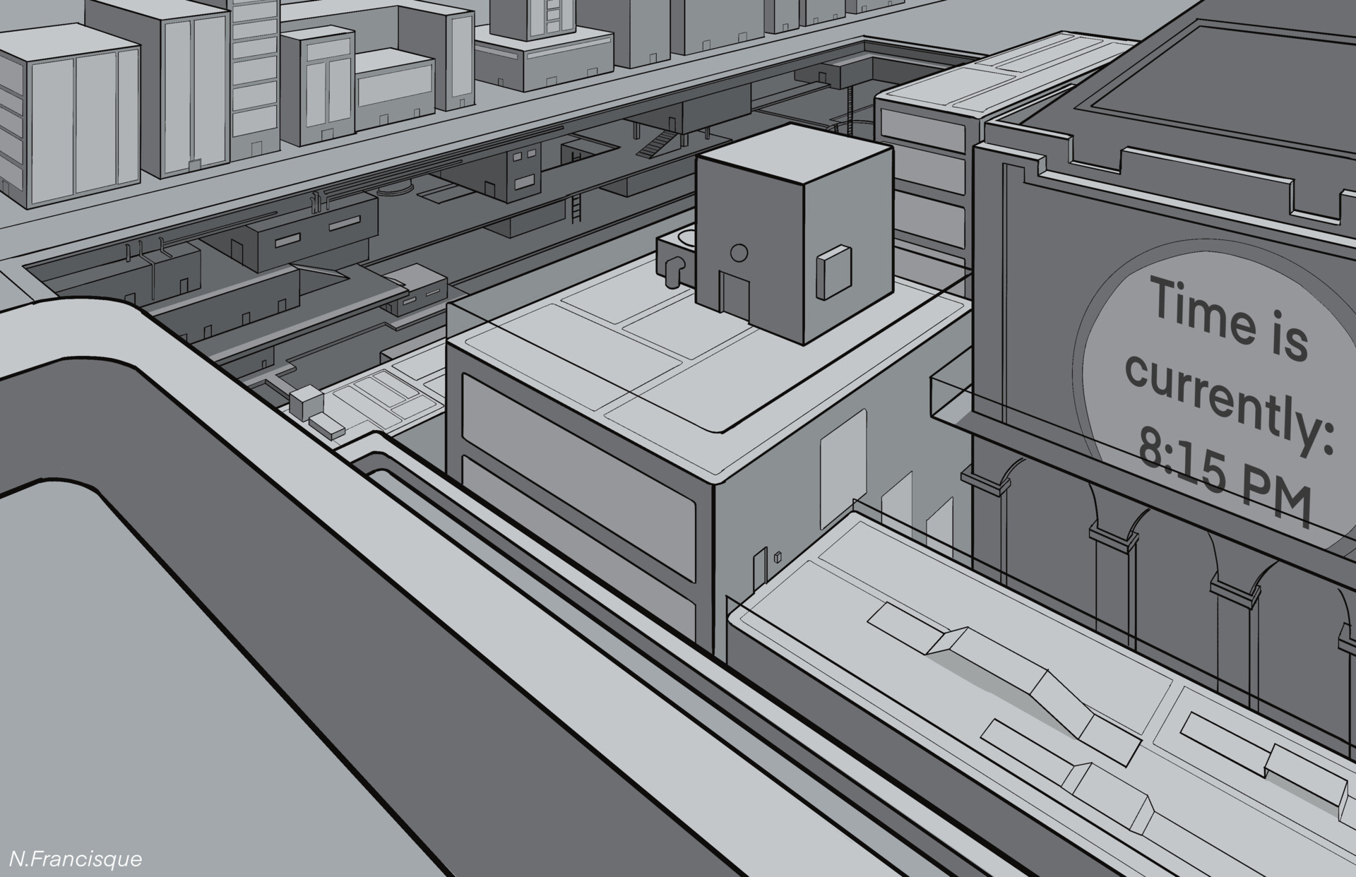 ArtStation - Overhead City