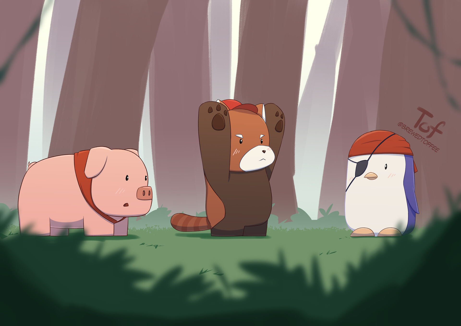 ArtStation - Cutest Trio