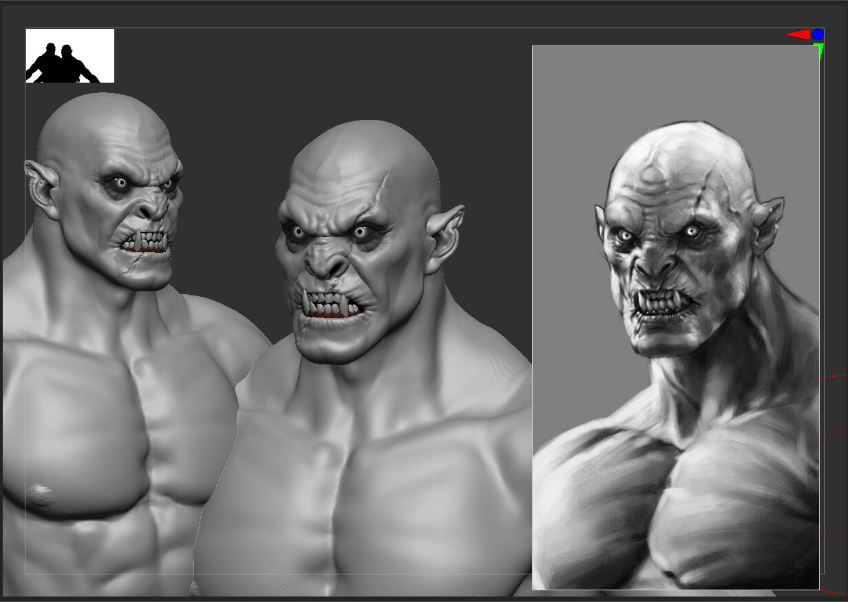 ArtStation - Orc WIP