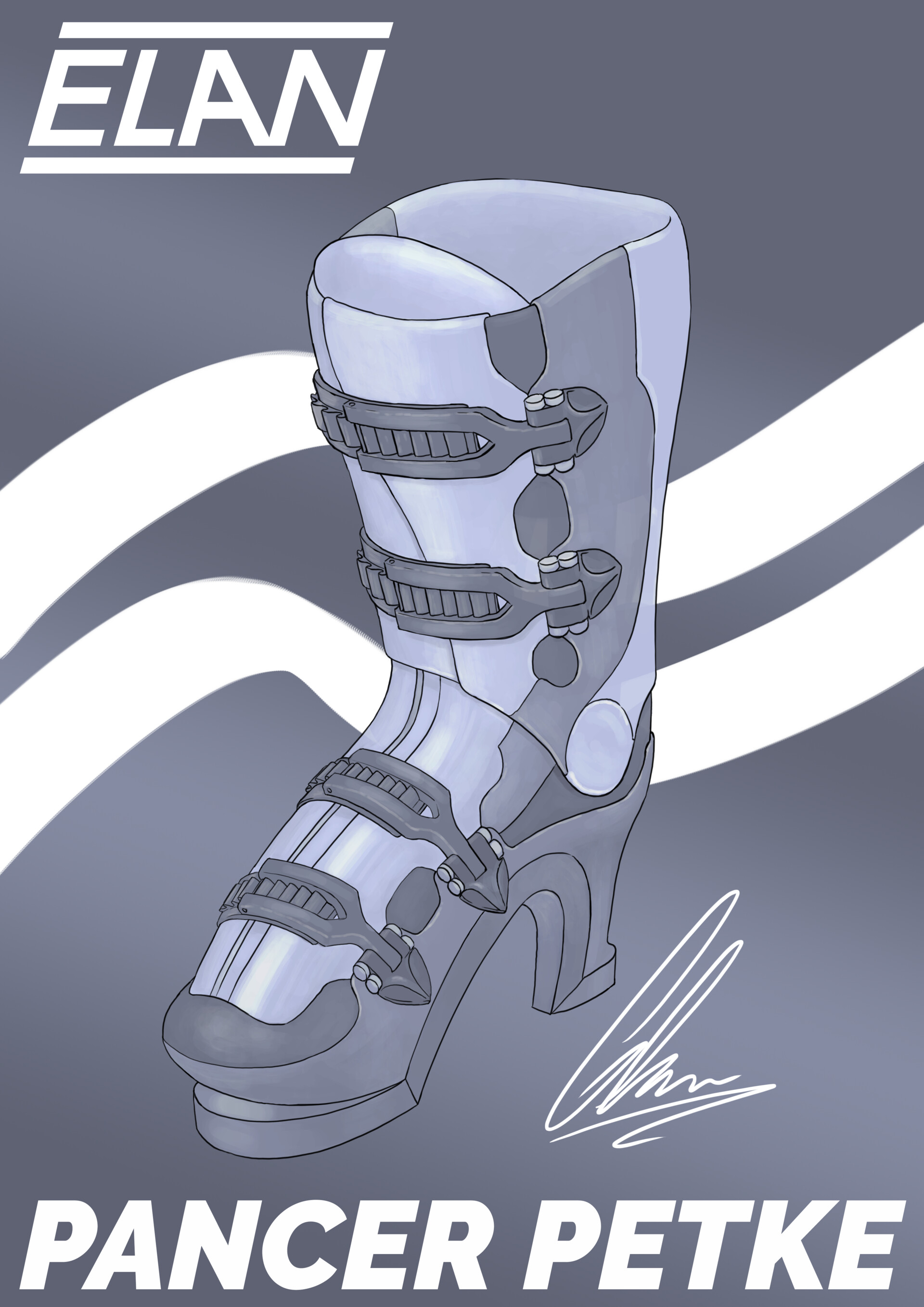 ArtStation - High Heel Sky Boot Concept