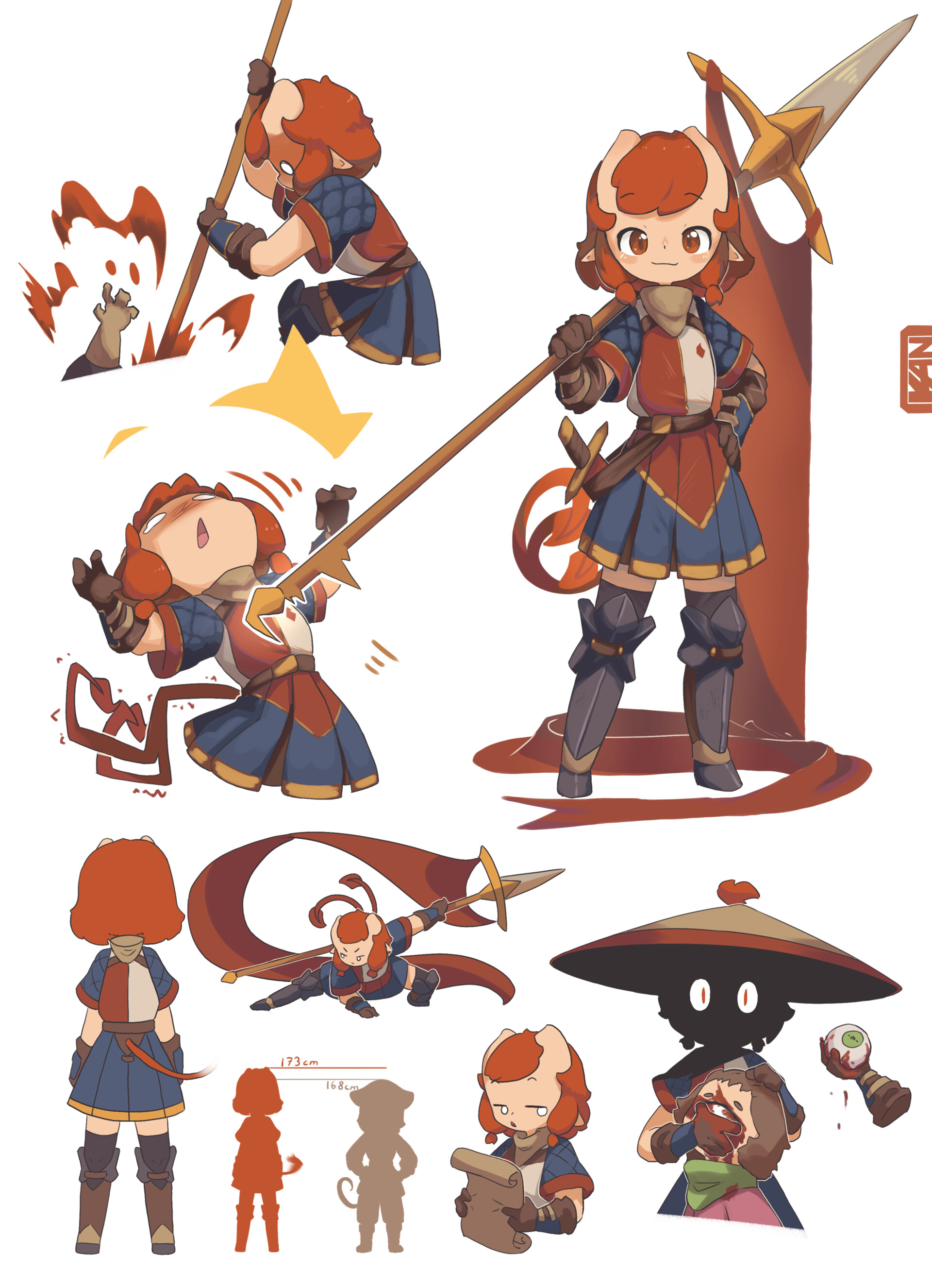 ArtStation - Akane (Character Design)