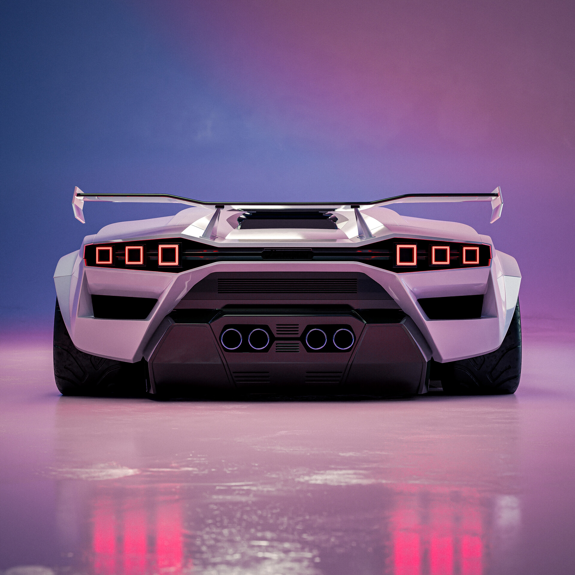 LuisMi Alonso - Lamborghini Countach LPI 800-4 Redesign