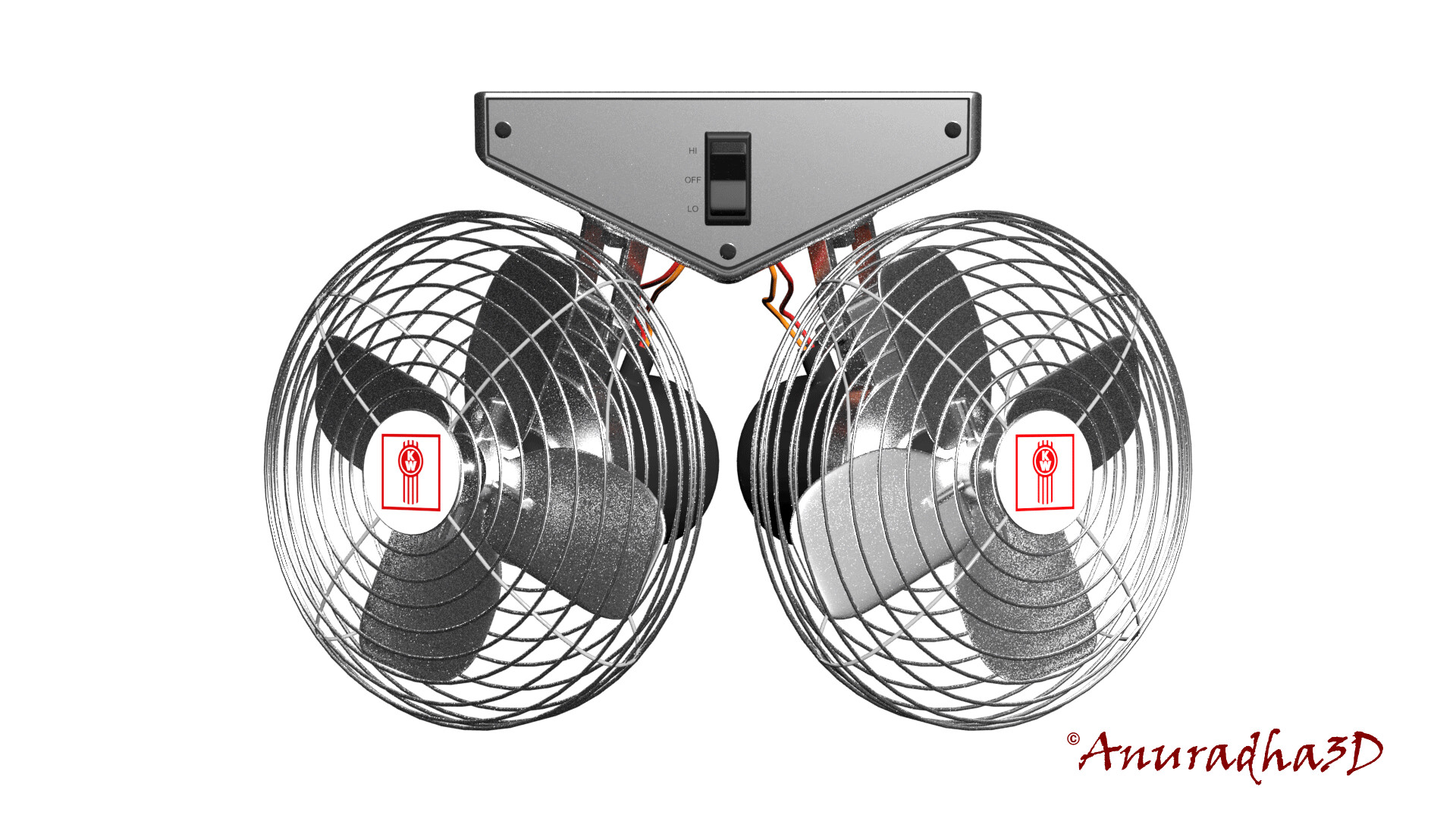 ArtStation - Kenworth K100 Defrost Fans