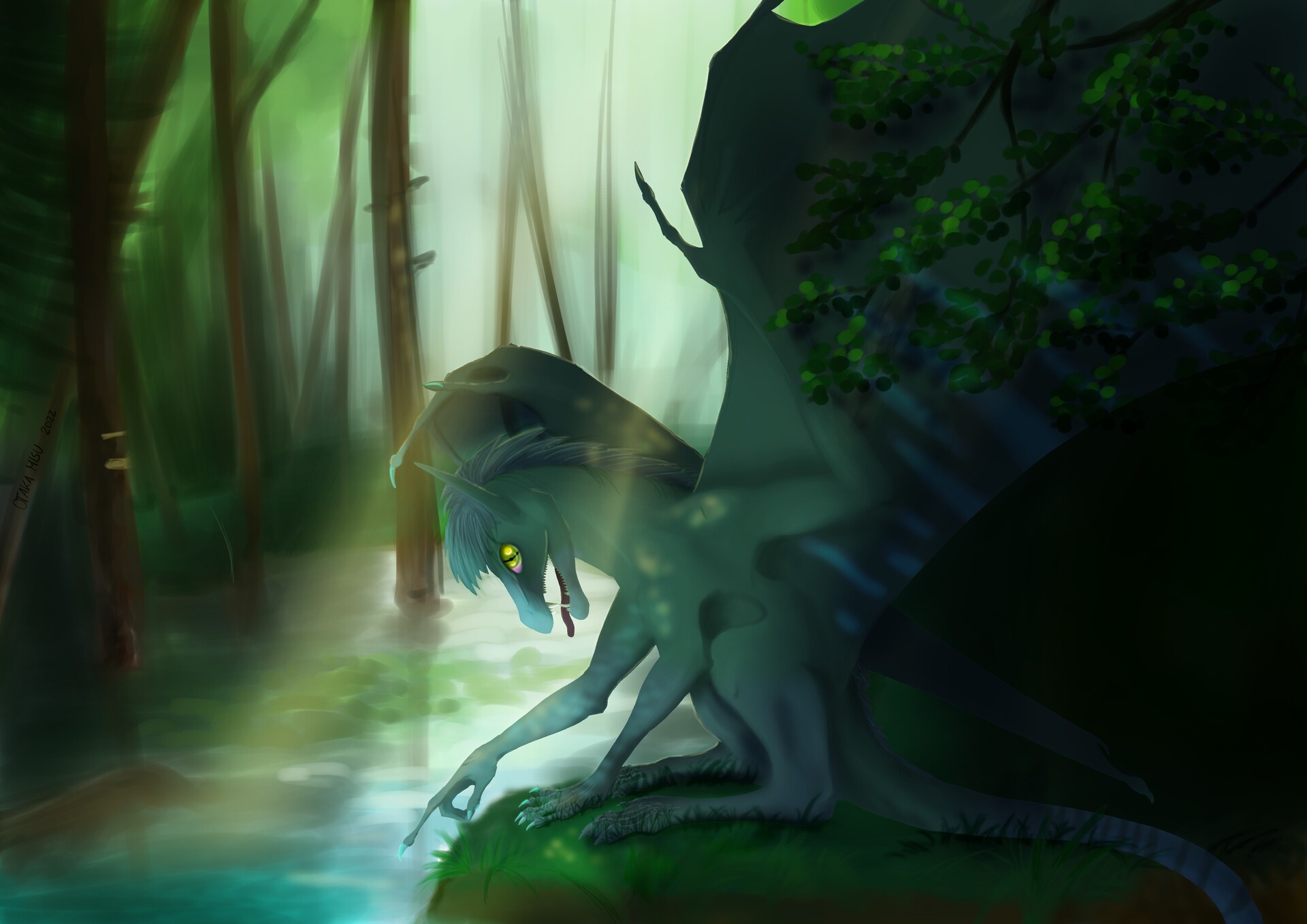 ArtStation - Demon of the swamps