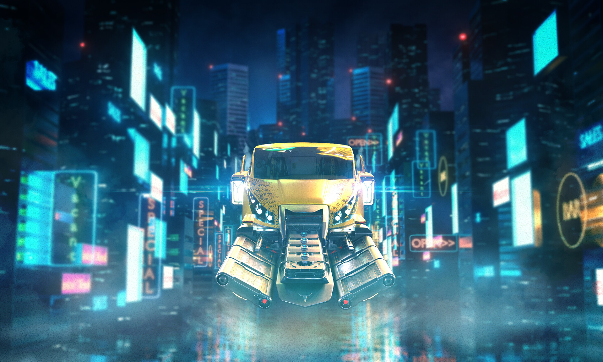 ArtStation - Cyber Vehicle