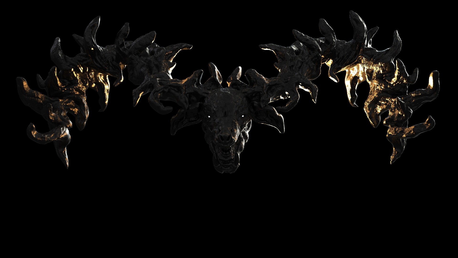 ArtStation - Demon Goat Head