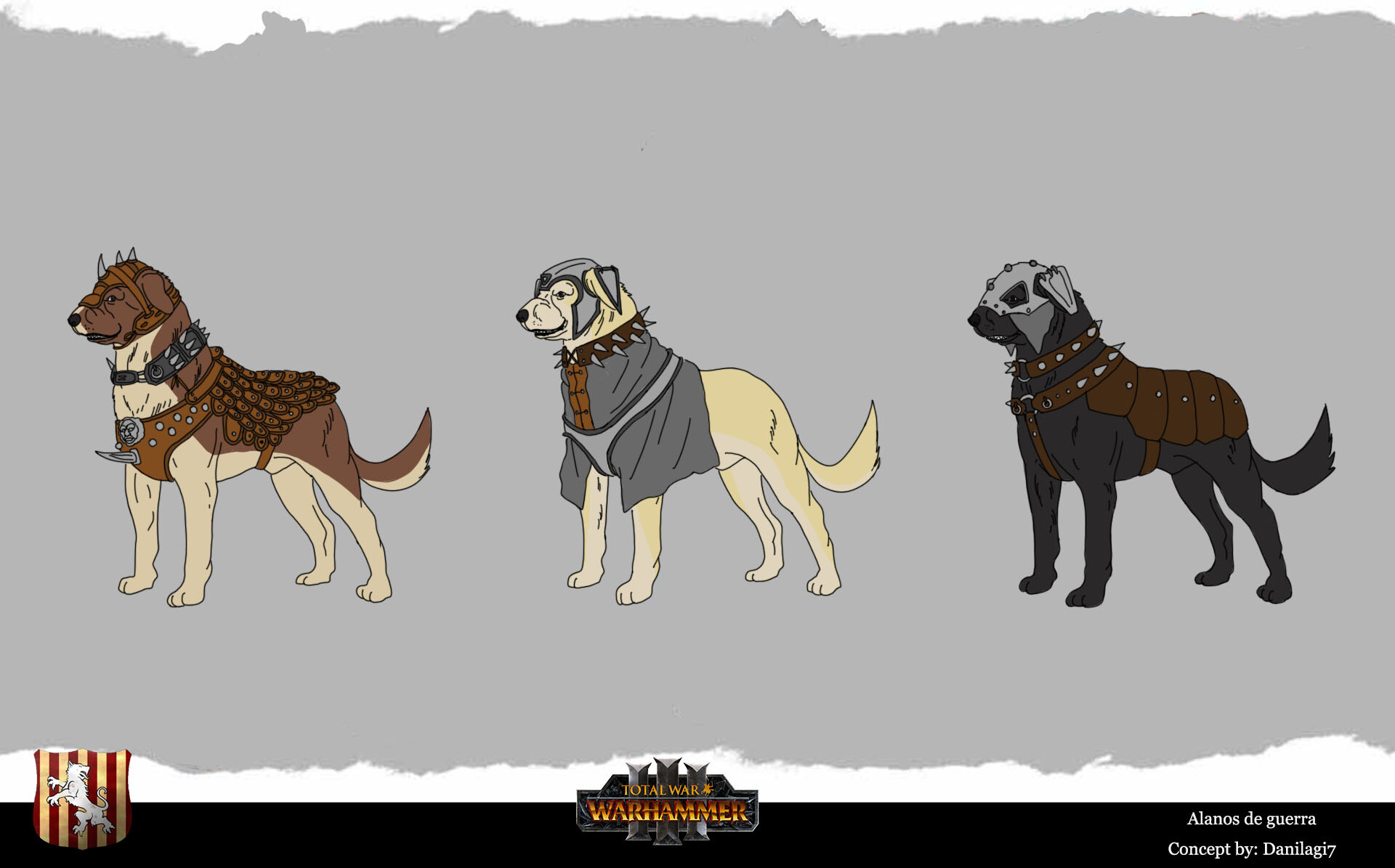 ArtStation - Warhammer Estalia concept art: alanos de guerra