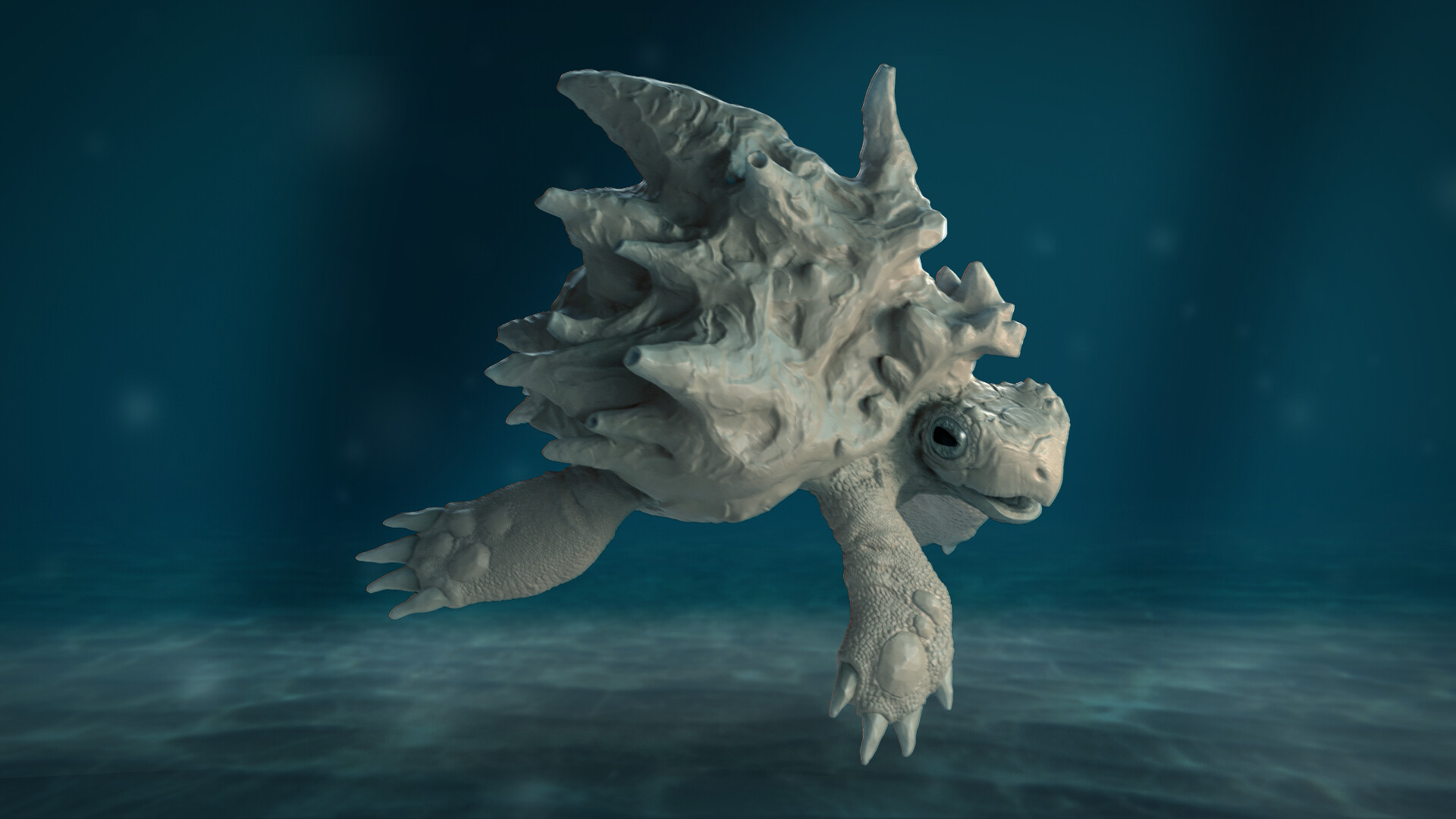 ArtStation - Turtle monster