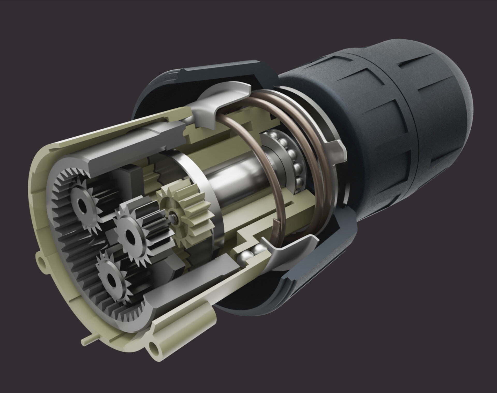 ArtStation - Screwdriver - Planetary gear