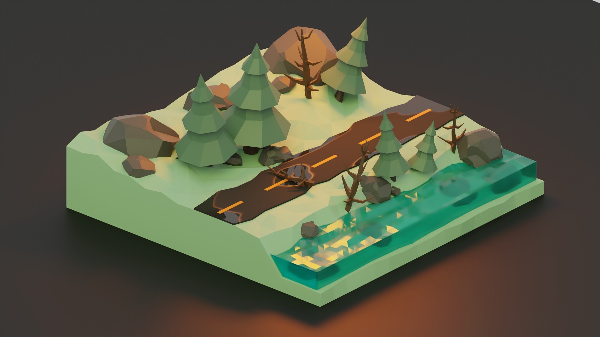 ArtStation - Spring Forest