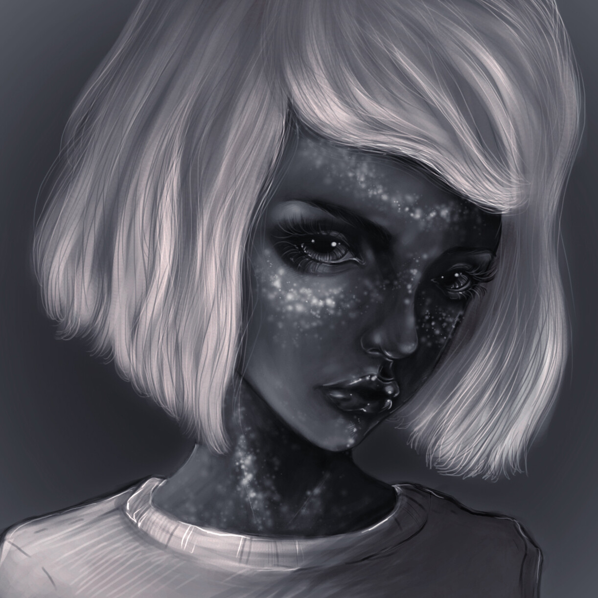 ArtStation - Dotted Girl