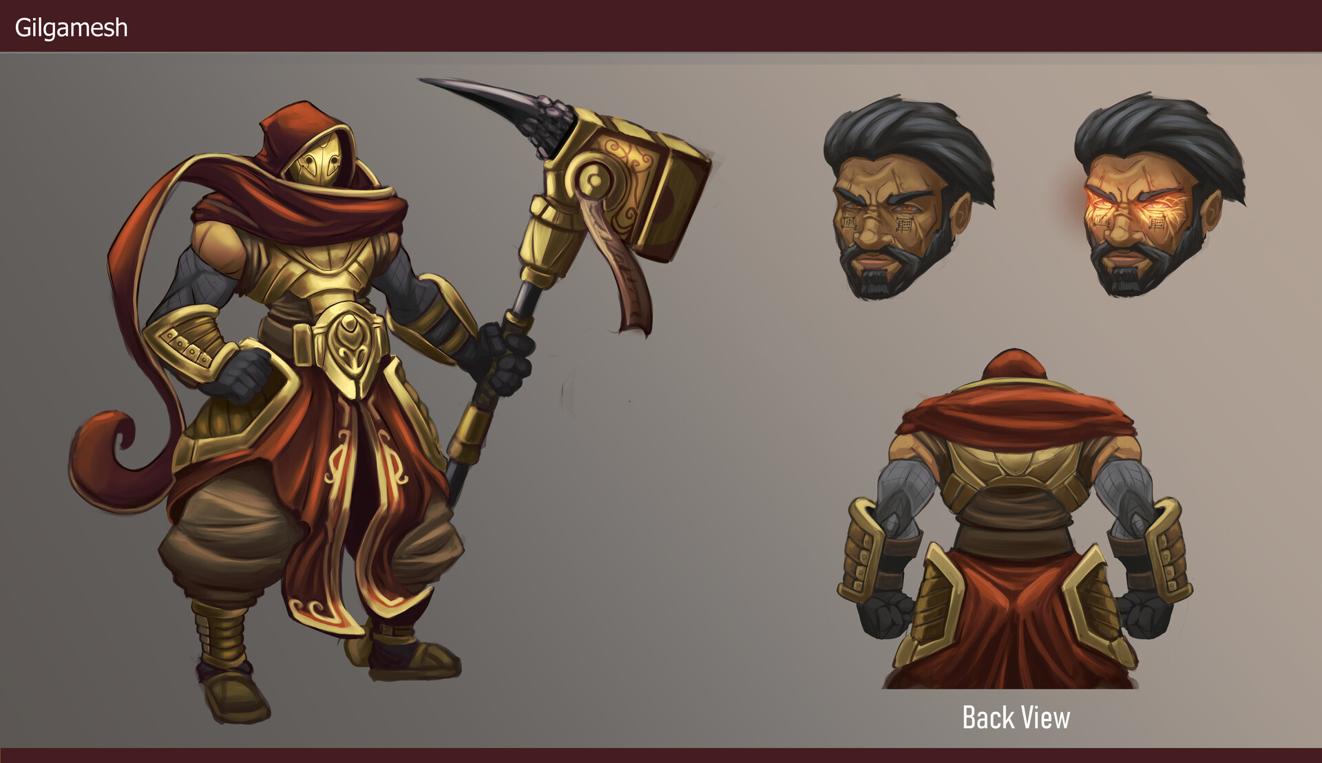 ArtStation - Character Concept - Gilgamesh