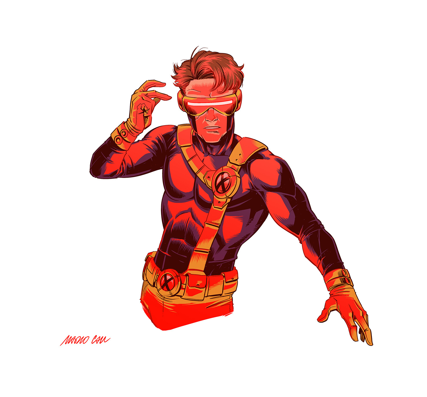 Mario Cau - Cyclops / X-Men (Fanart)