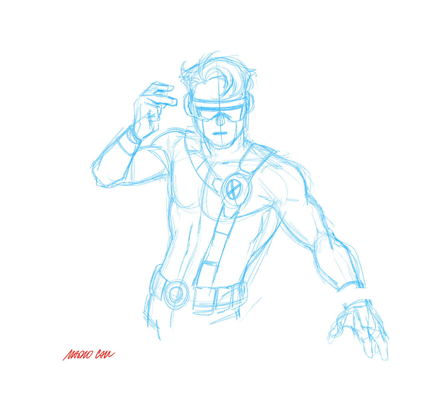 Mario Cau - Cyclops / X-Men (Fanart)