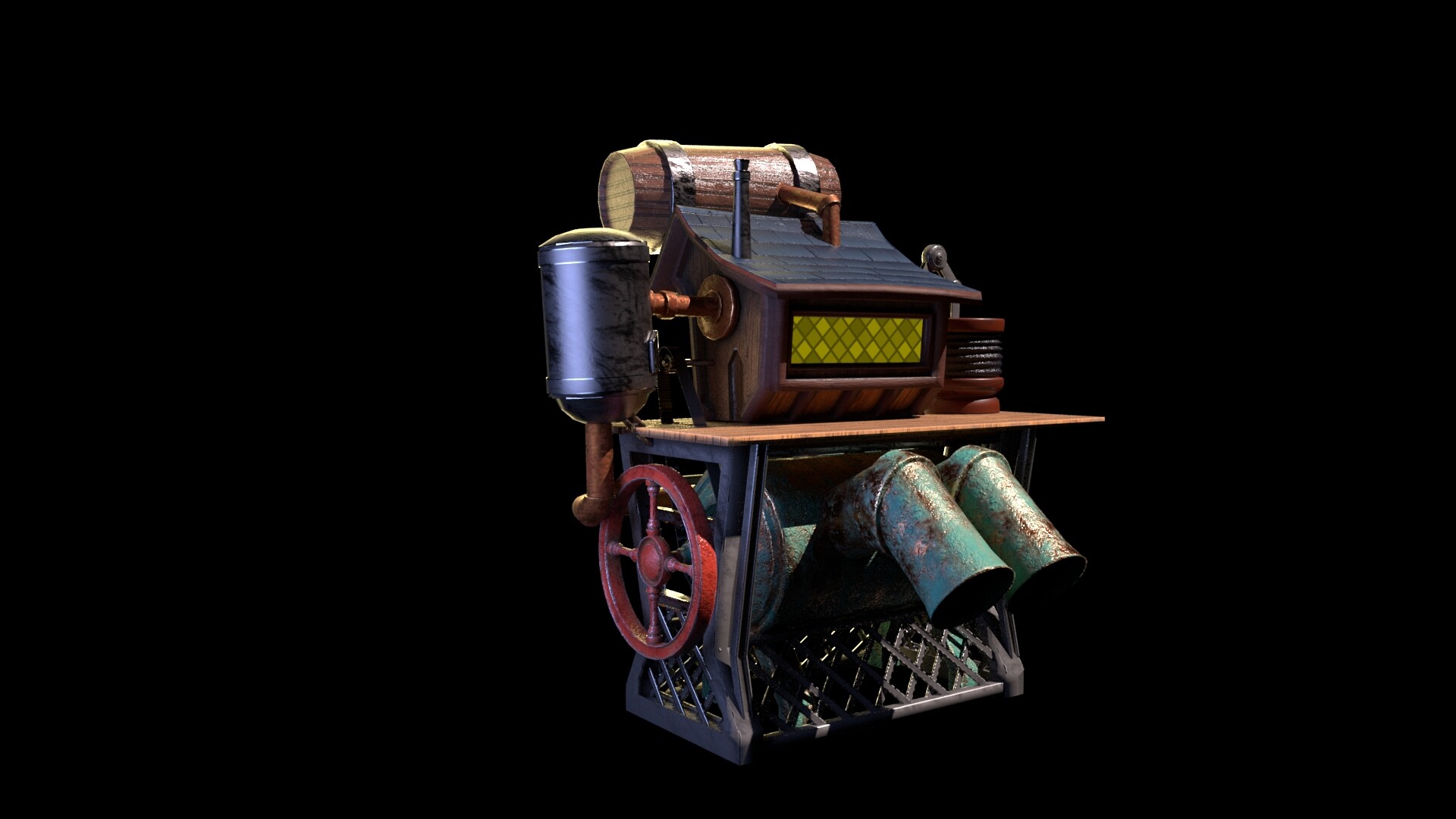 ArtStation - steampunk tower