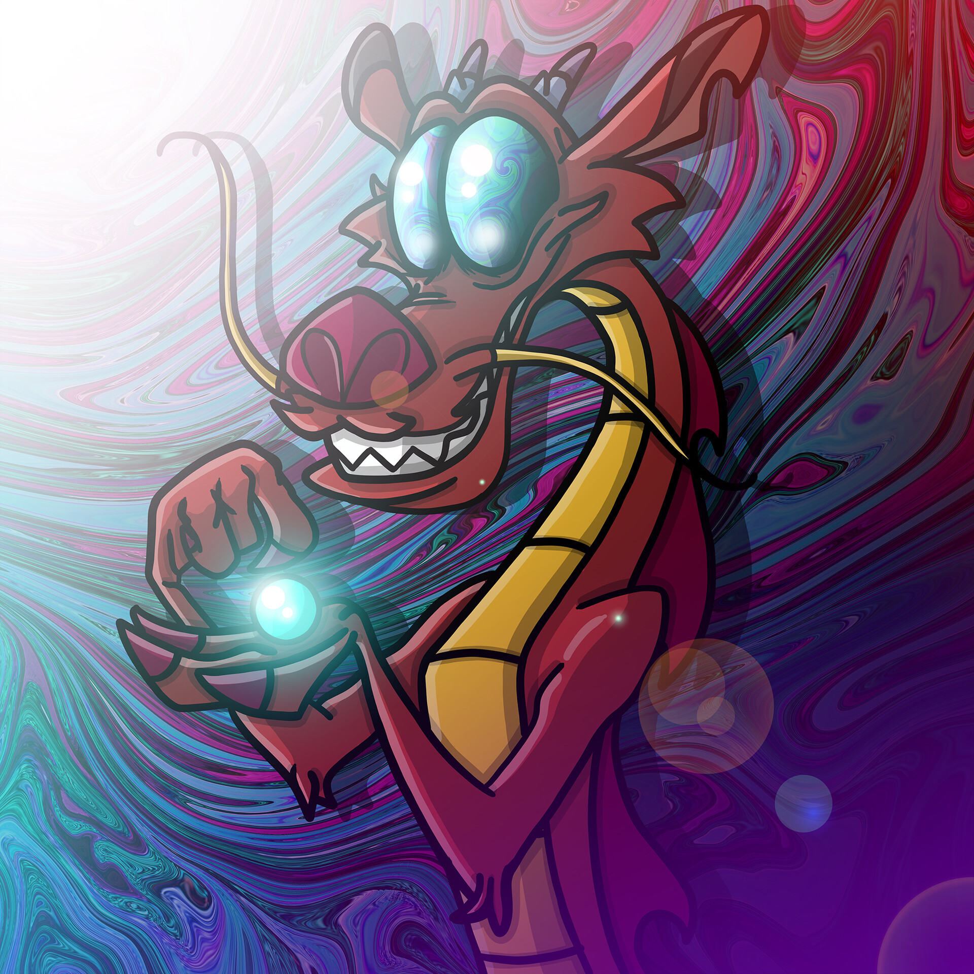 ArtStation - Mushu - Commission Piece