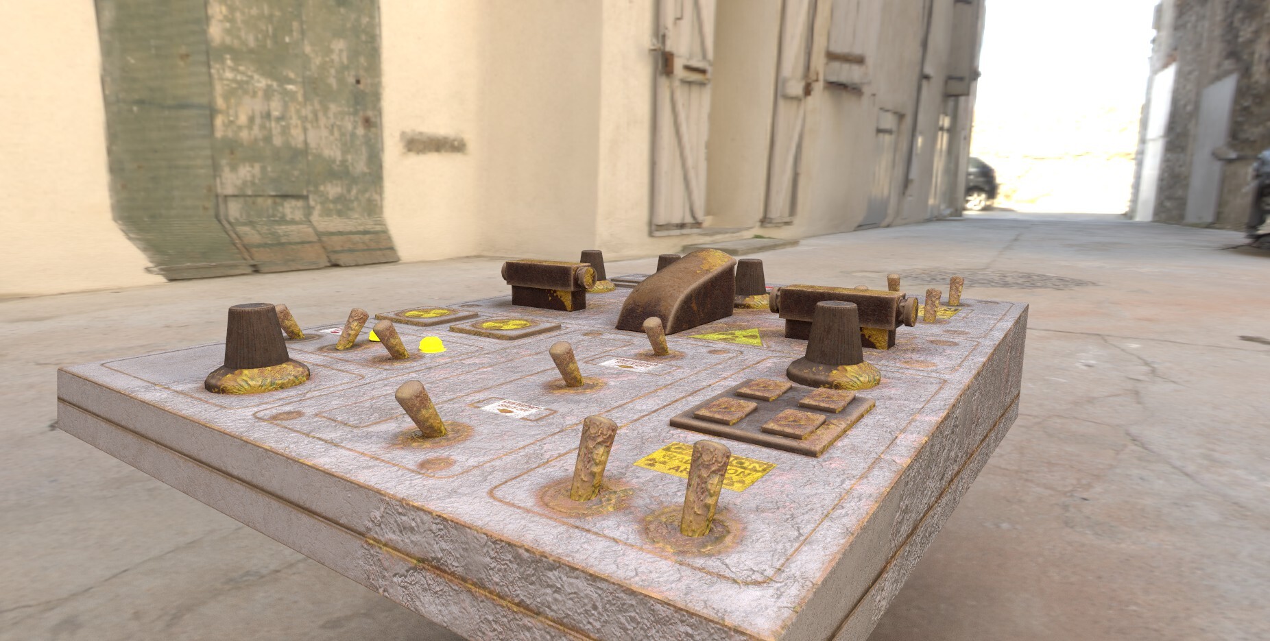 ArtStation - Rusty Control Panel Textrure