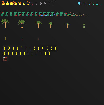 ArtStation - Jungle themed Spritesheet