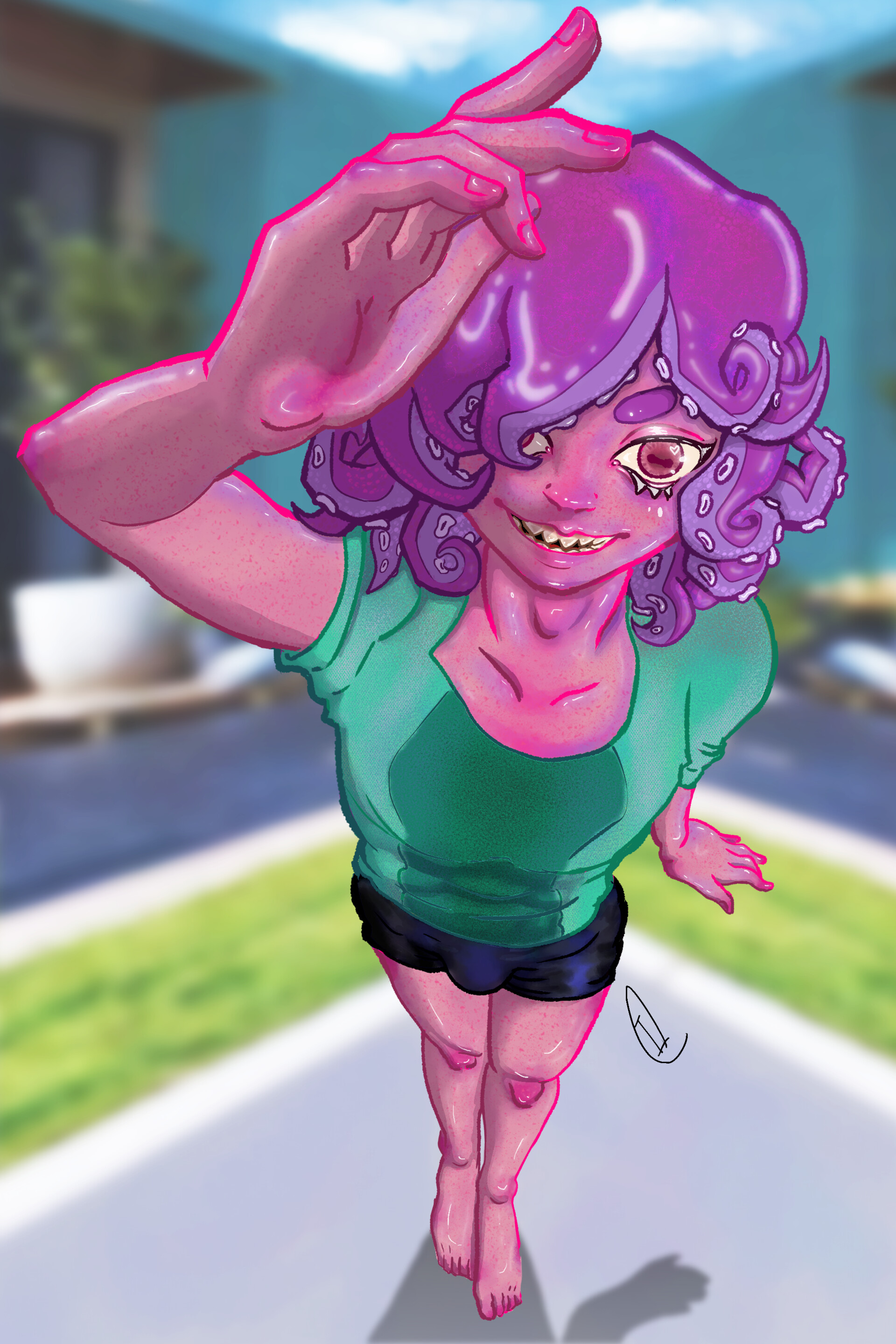 ArtStation - Octopus girl