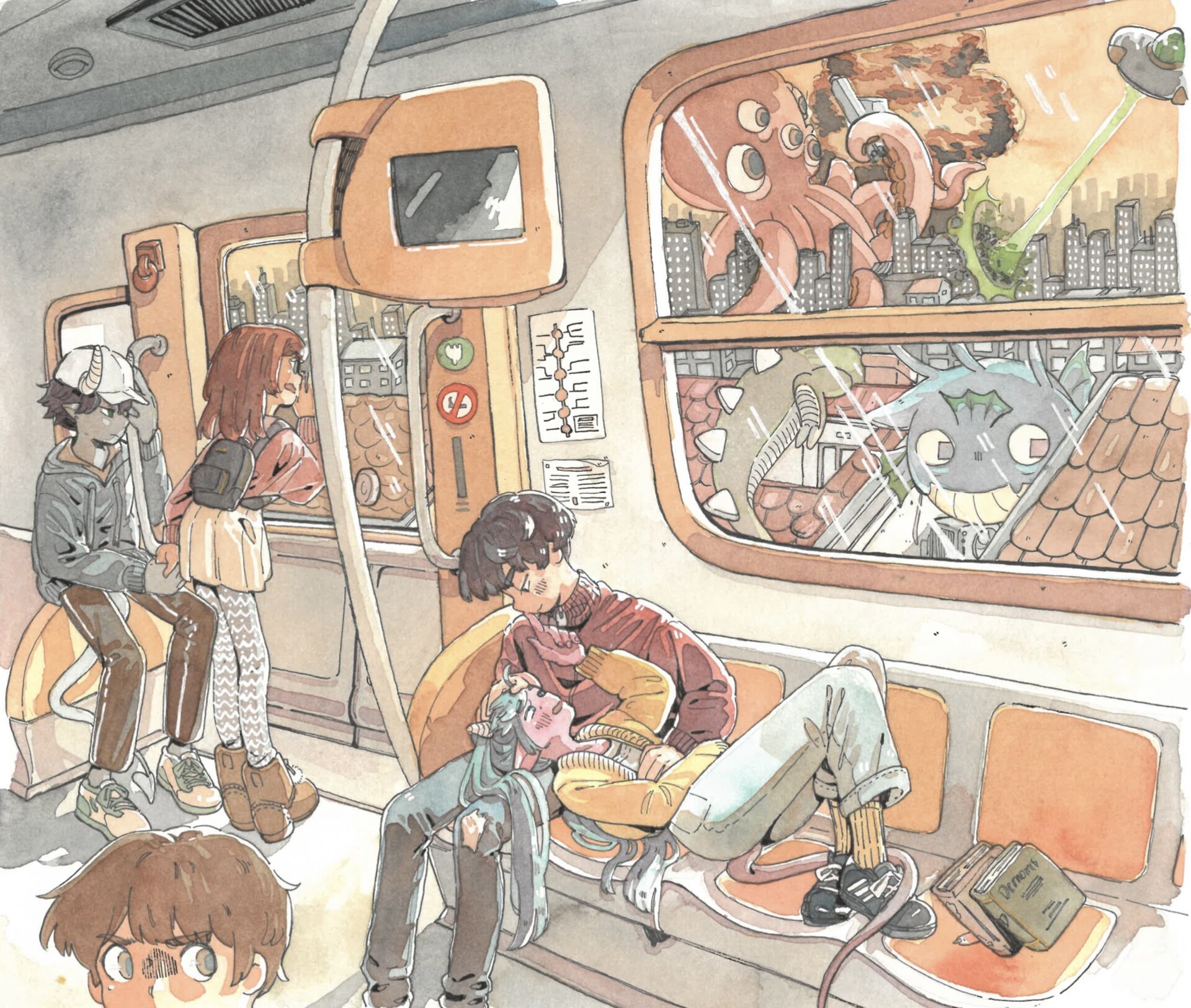 ArtStation - Monster invasion