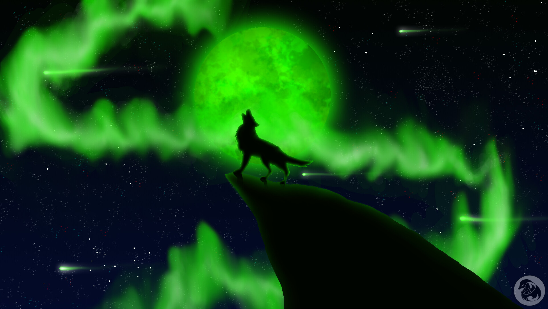 ArtStation - Green Moon