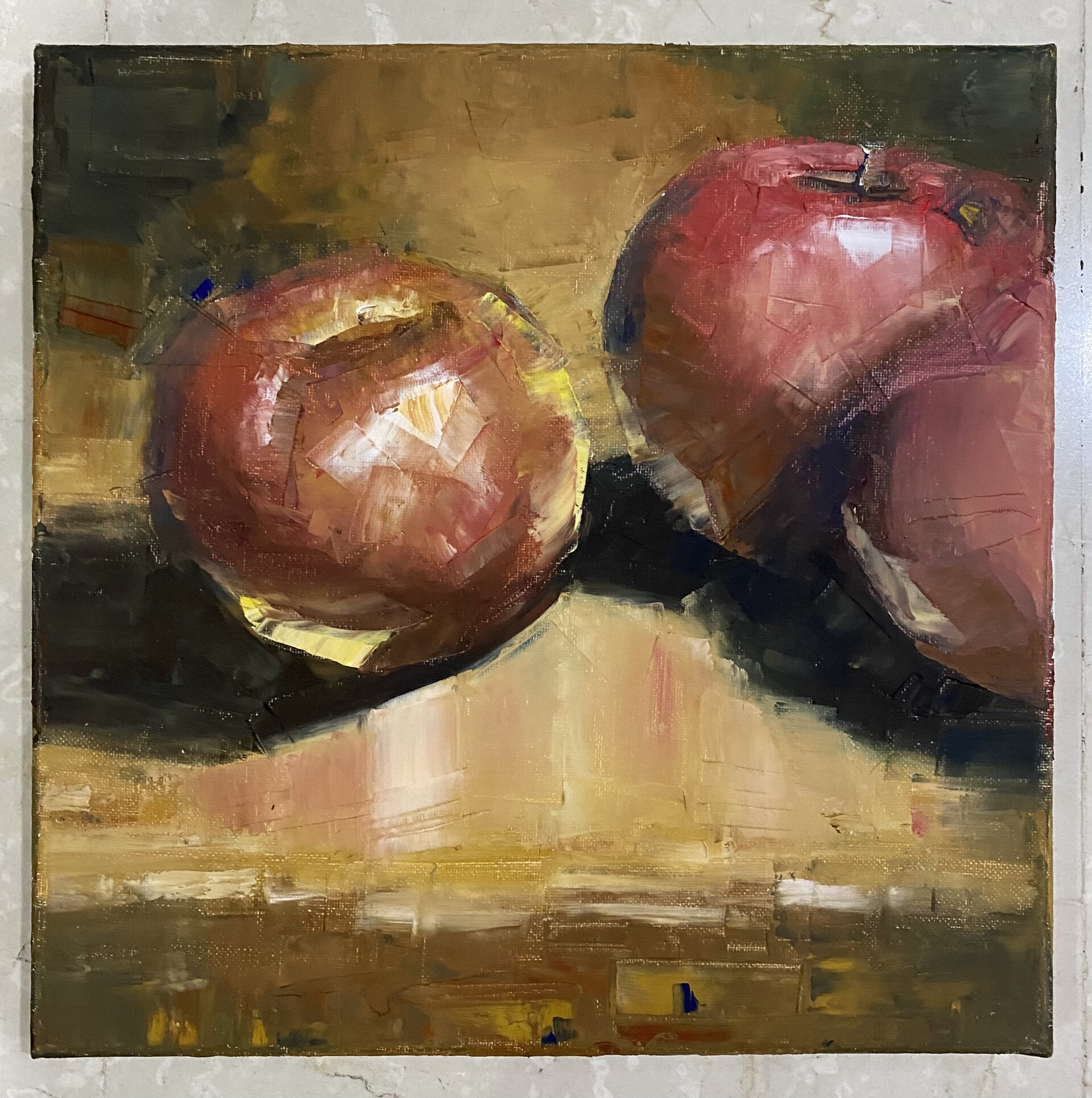 ArtStation - Red Apples - Oil on Canvas