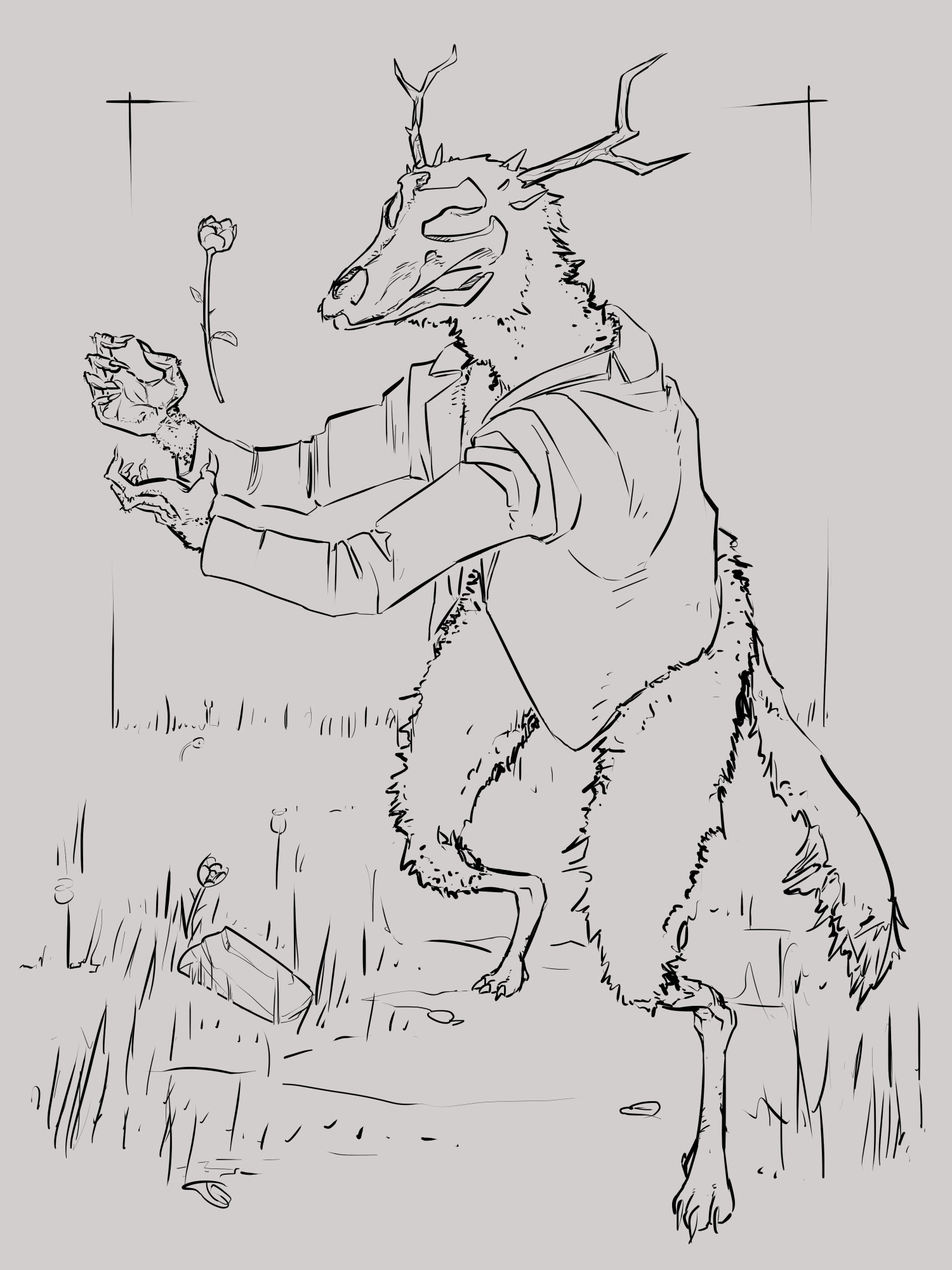 Leonam Von Borowsky - Dog Lich - Commission for Darling Demon Eclipse