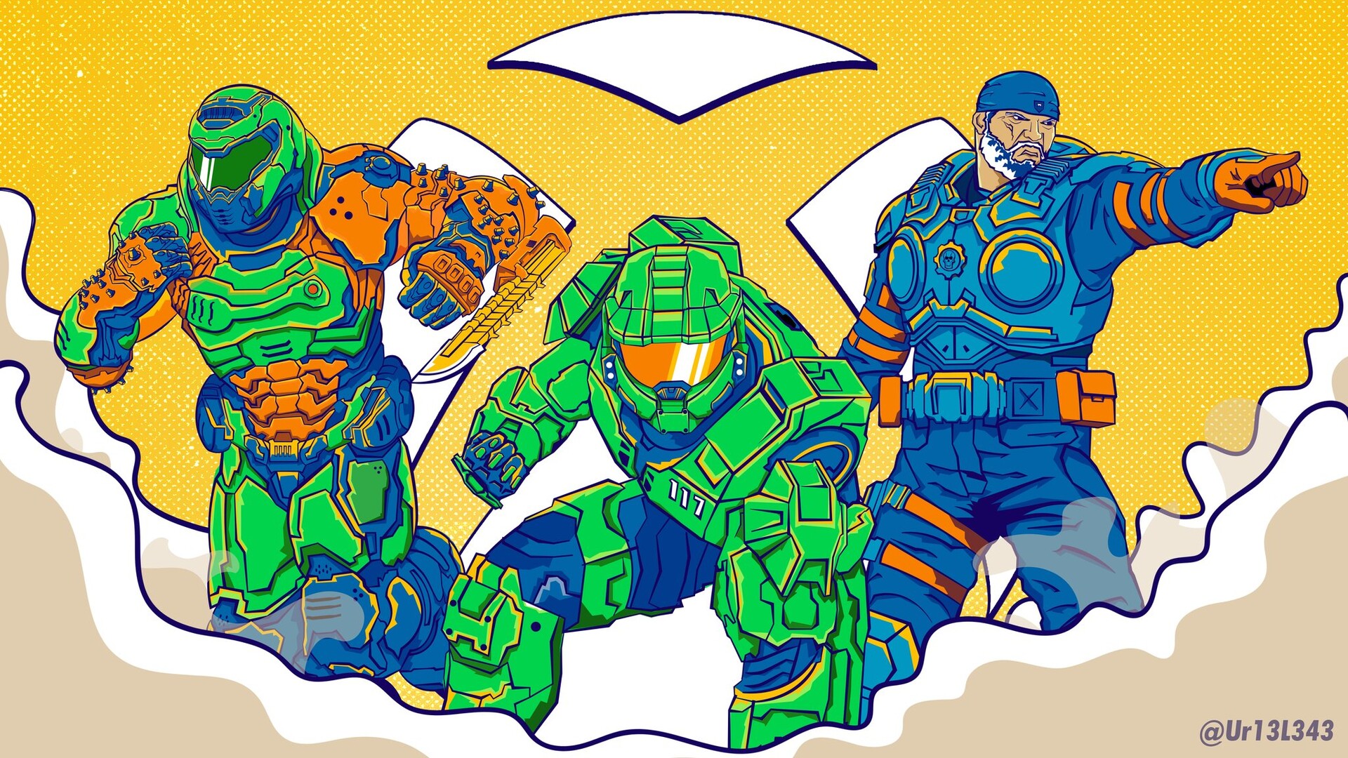 Xbox Game Art Characters