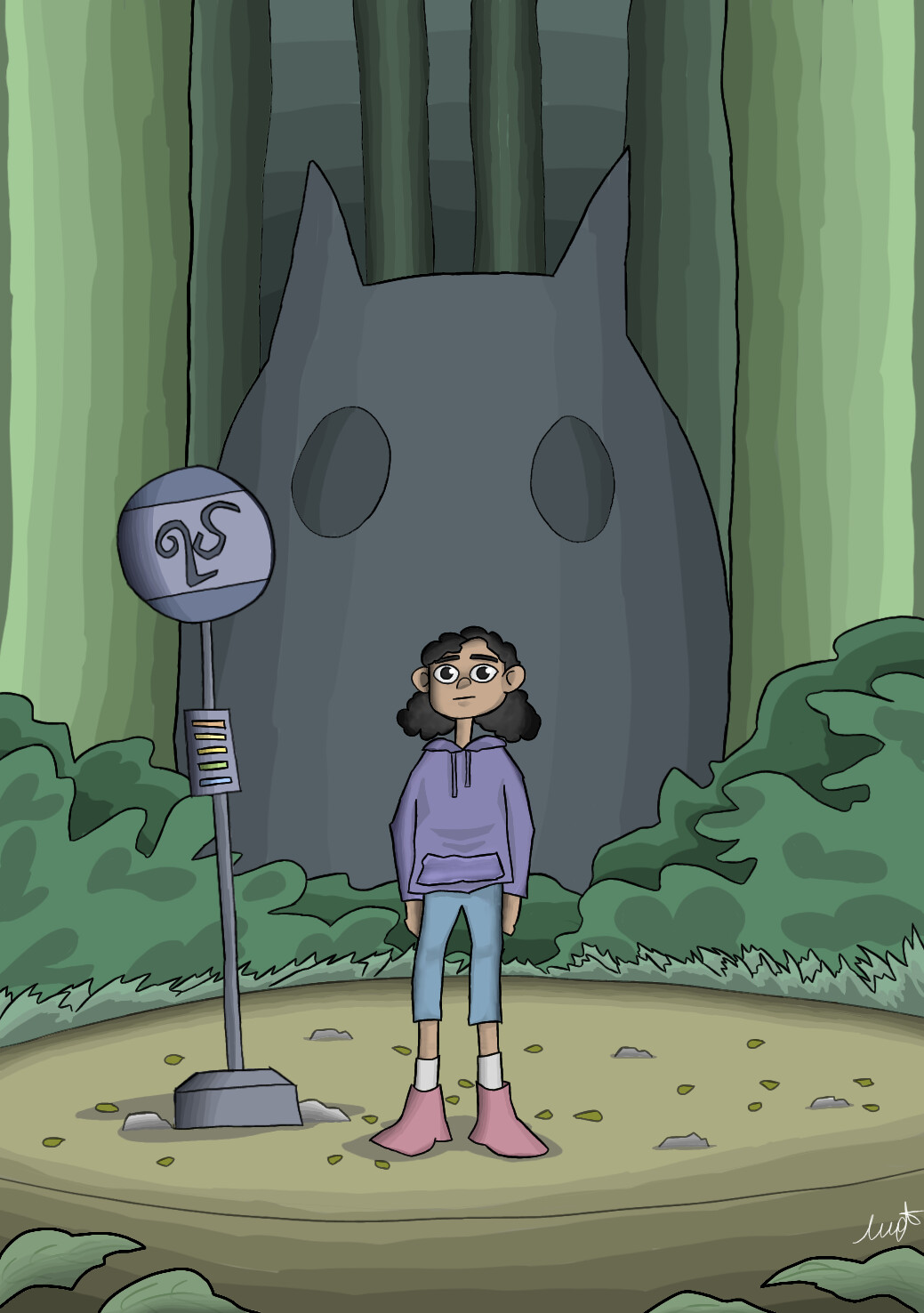 ArtStation - My Neighbor Friend Totoro (fan art)